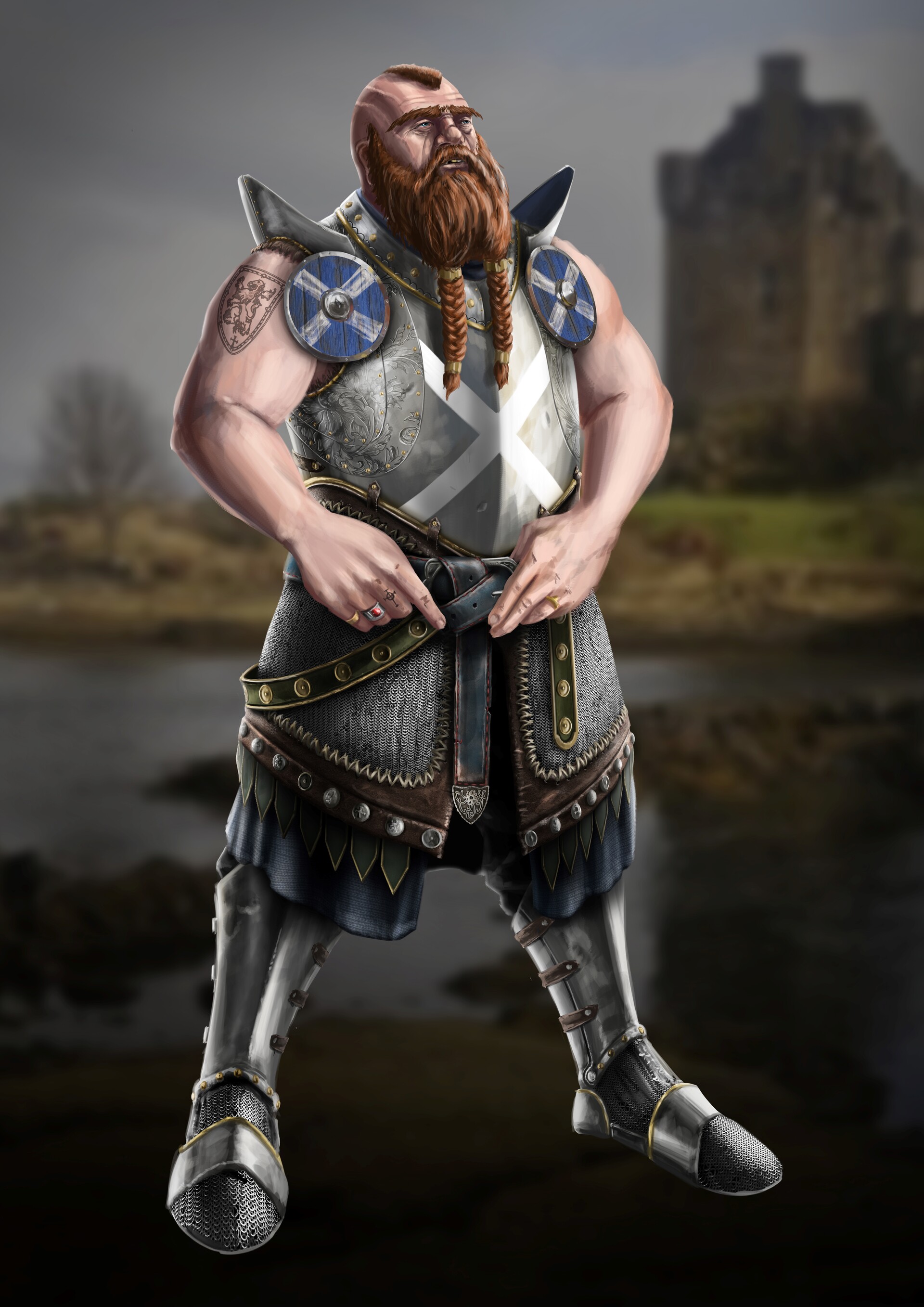 ArtStation - Scottish Knight