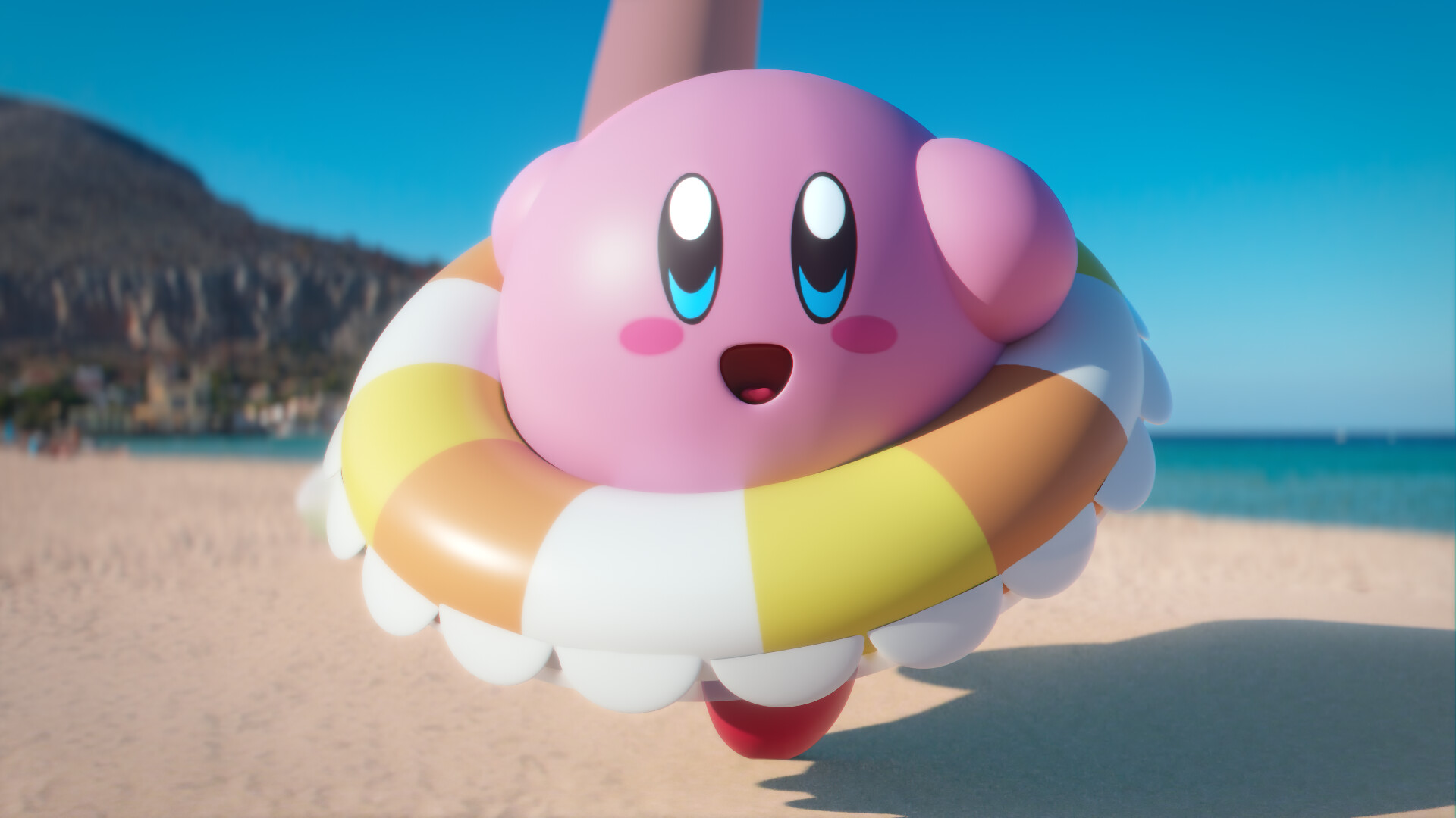 ArtStation - Beach Kirby