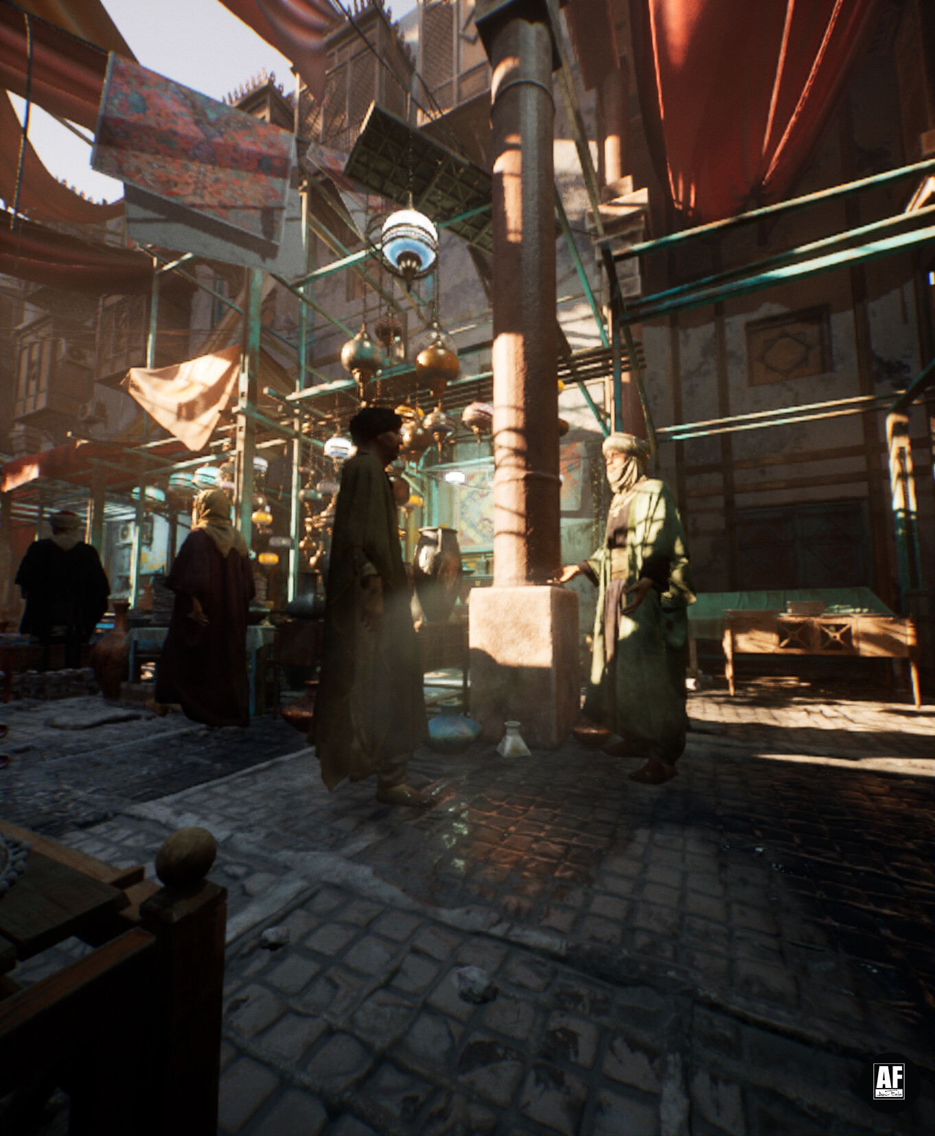 ArtStation - Ue5- Lantern seller