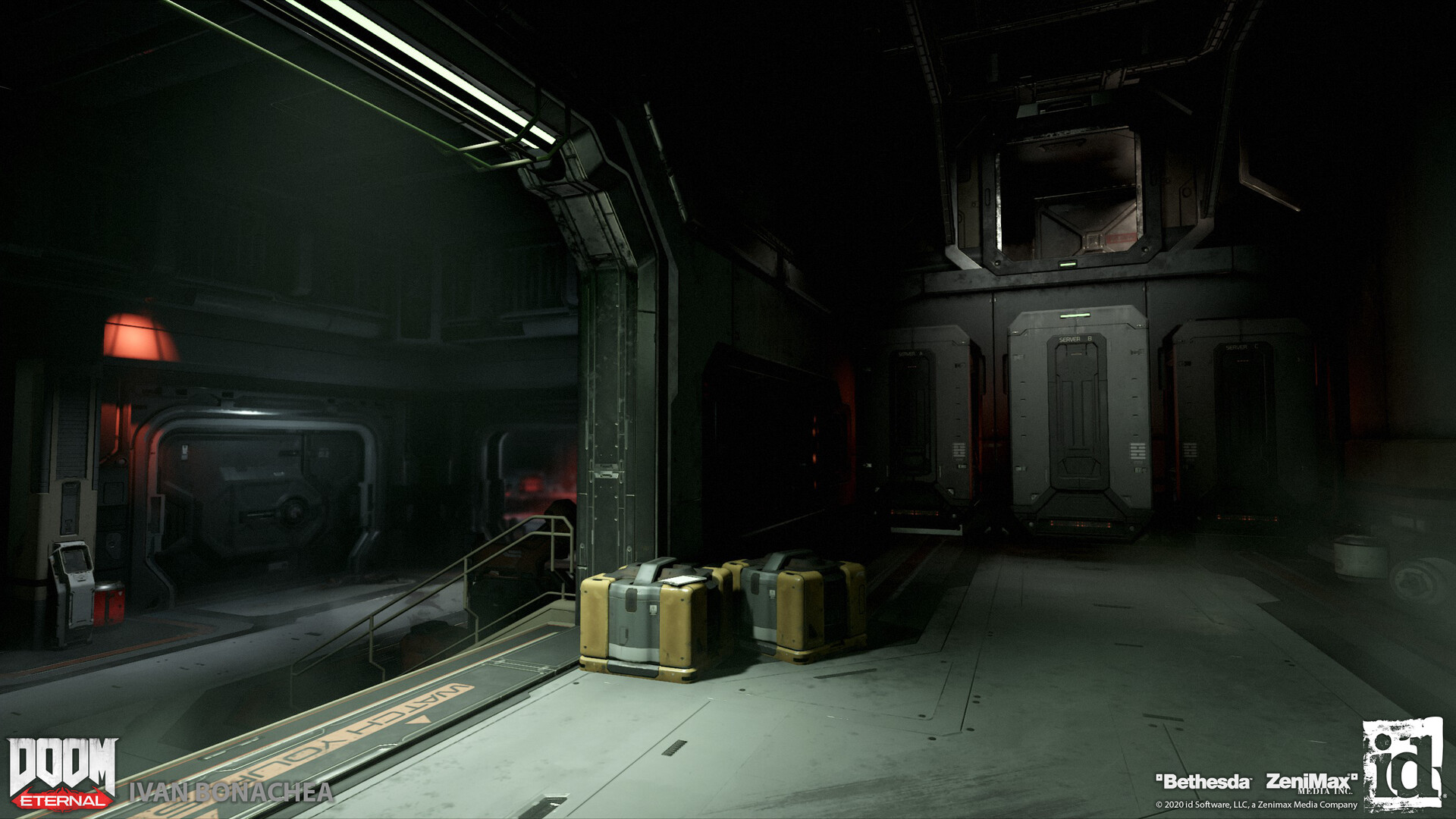 Ivan Bonachea - DOOM Eternal - Mars Core - UAC Interiors 1