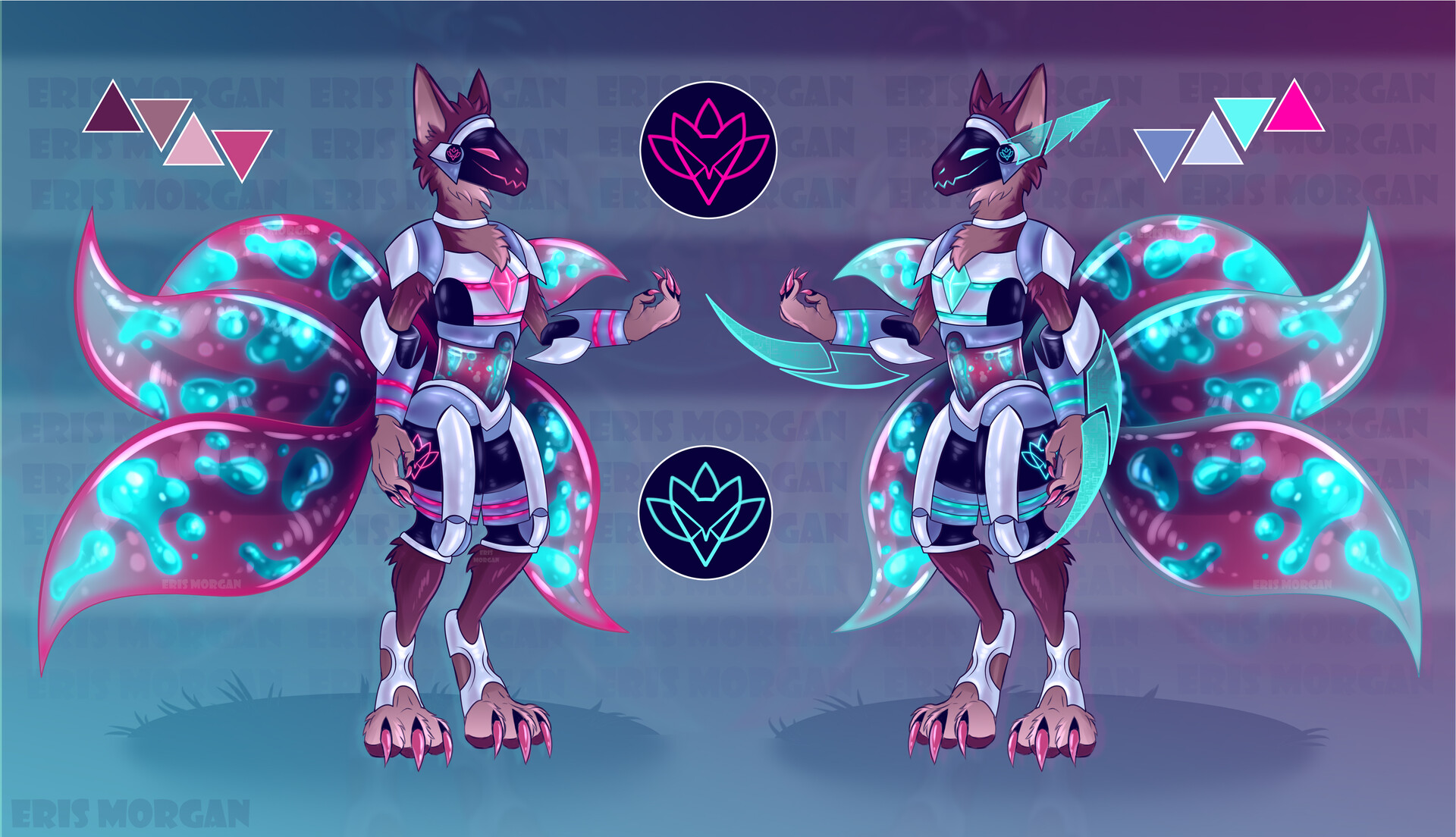 ArtStation - Kitsune Protogen Adopt