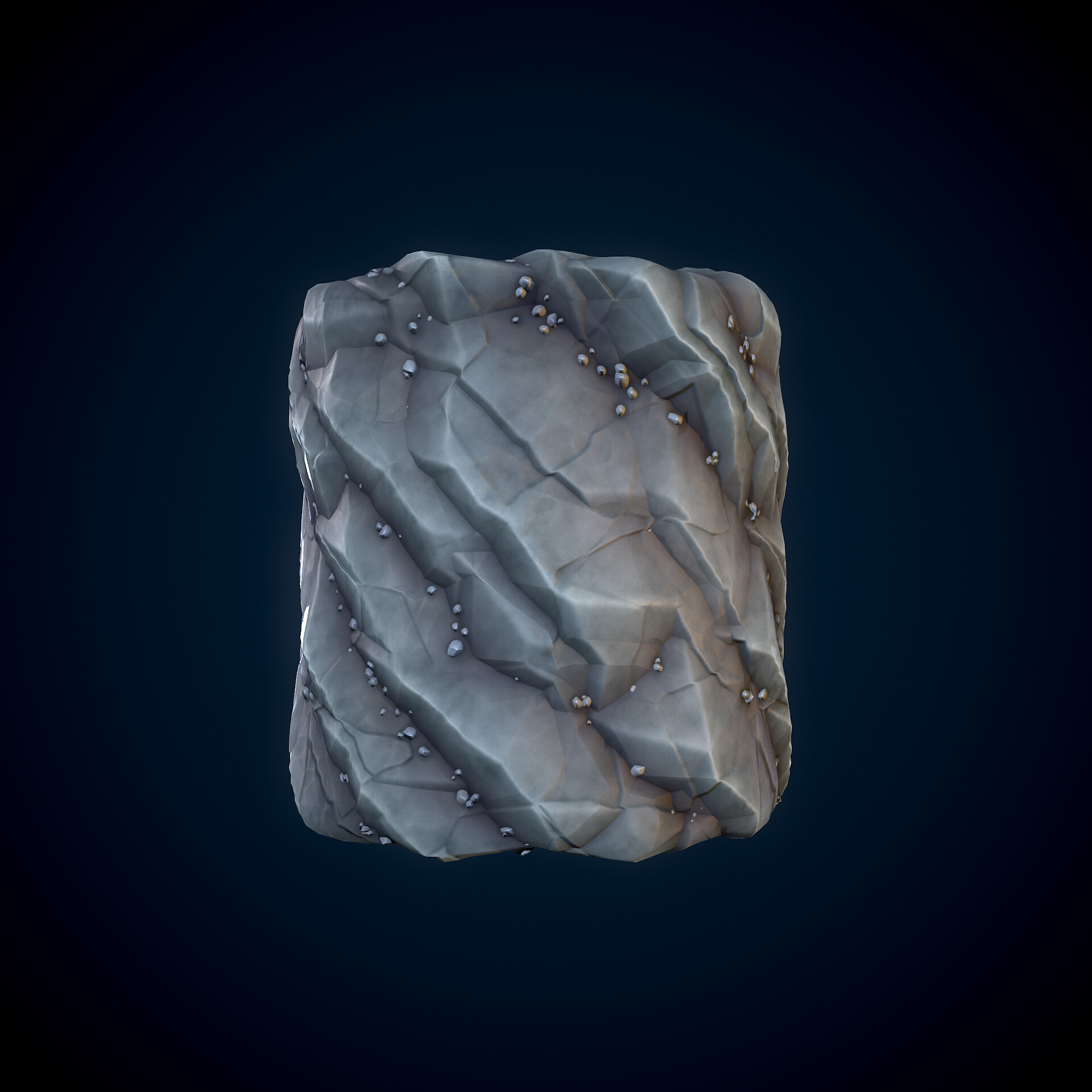 ArtStation - Stylized Hillside rocks - Substance Designer