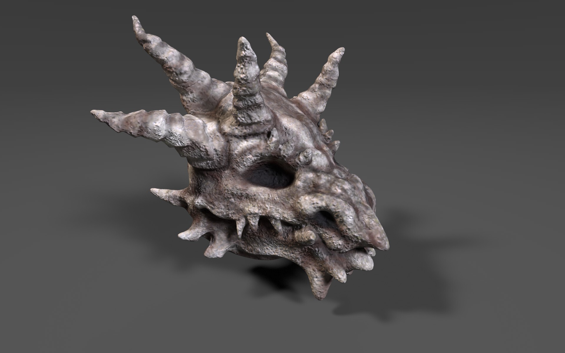ArtStation - Dragon Bone Head Skull Texture Test