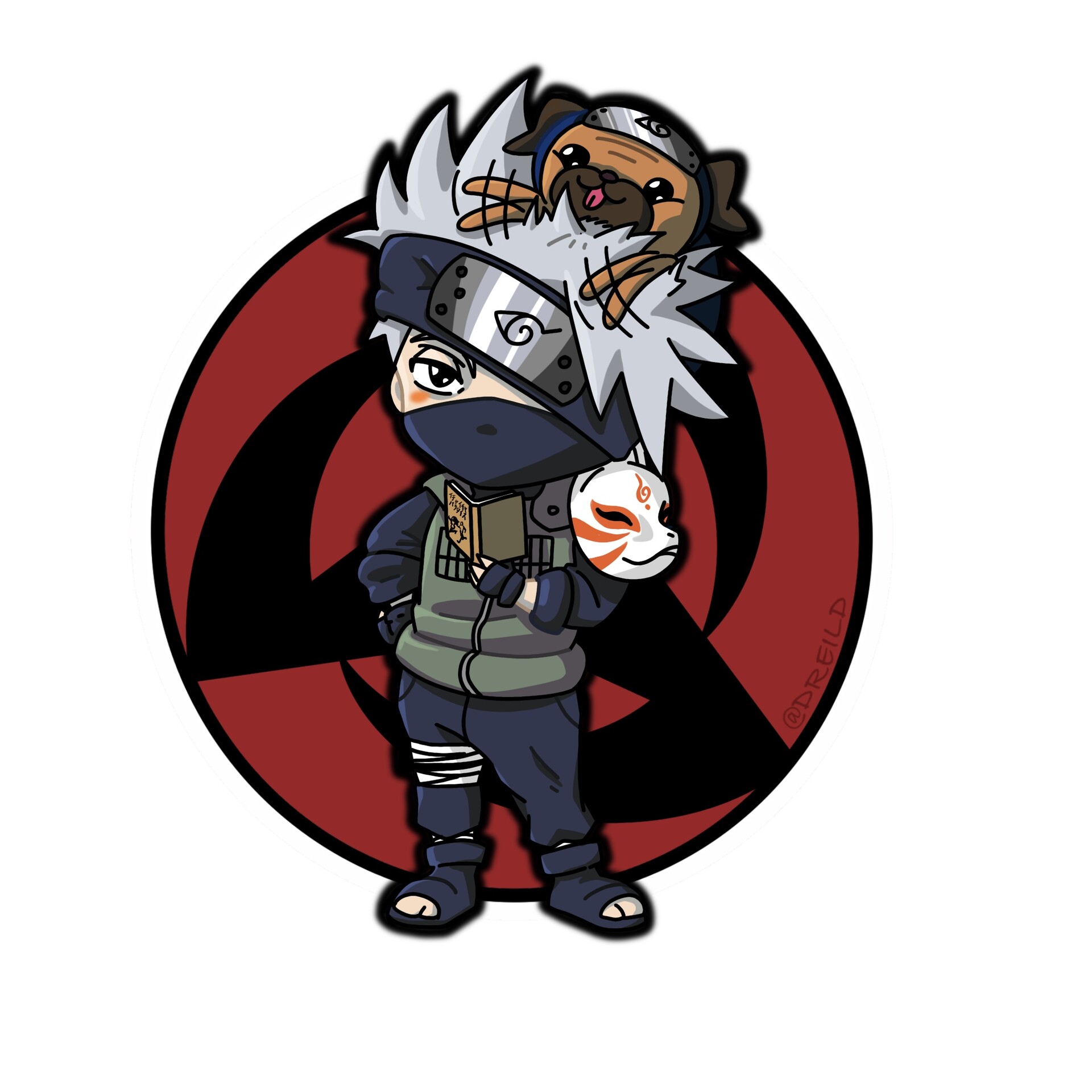 ArtStation - Kakashi, the dog walker