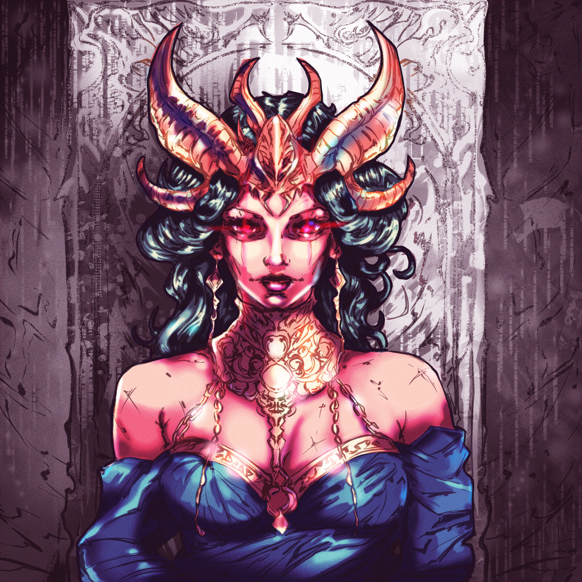 ArtStation - demon queen