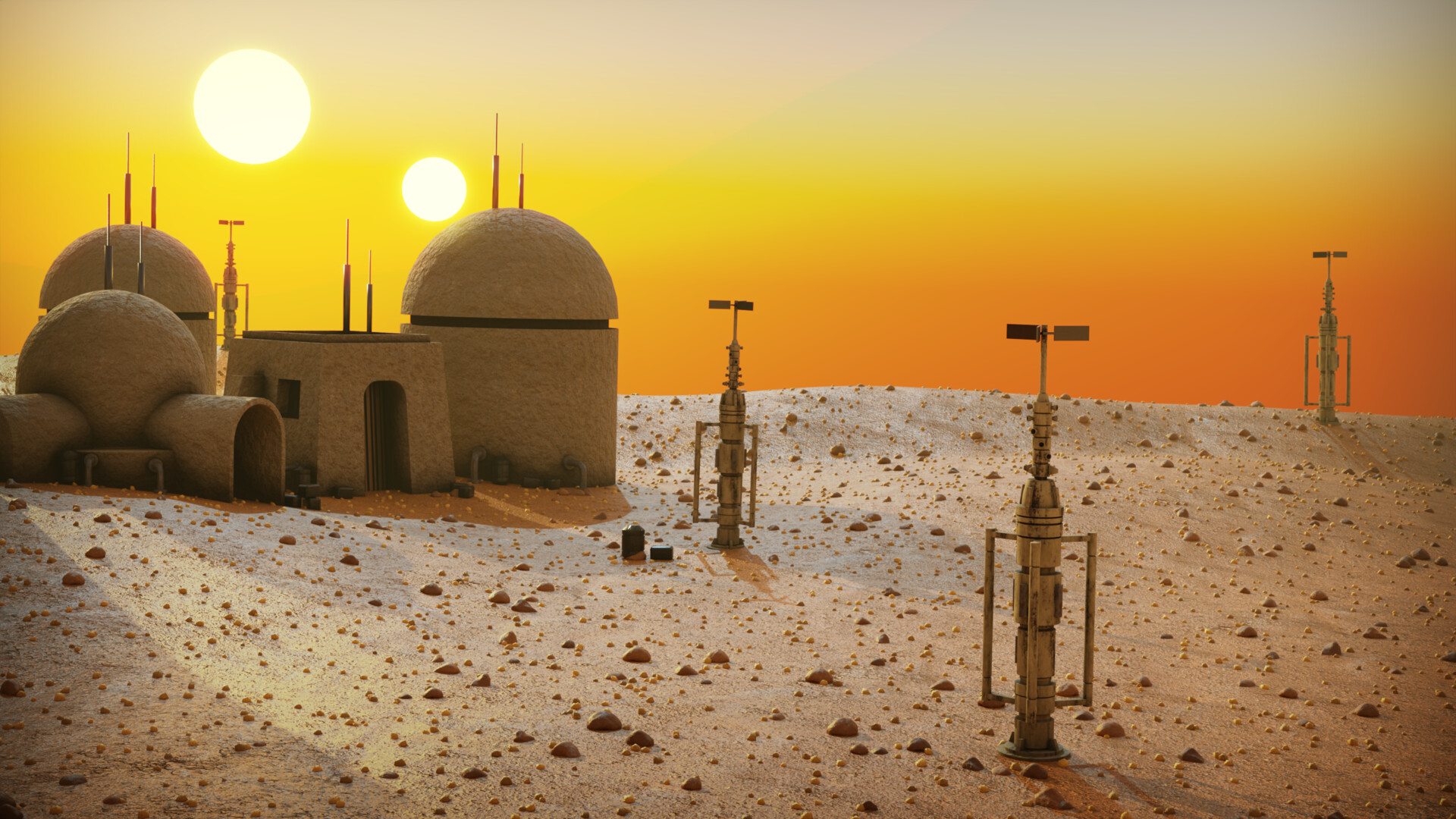 ArtStation - Tattooine Environment