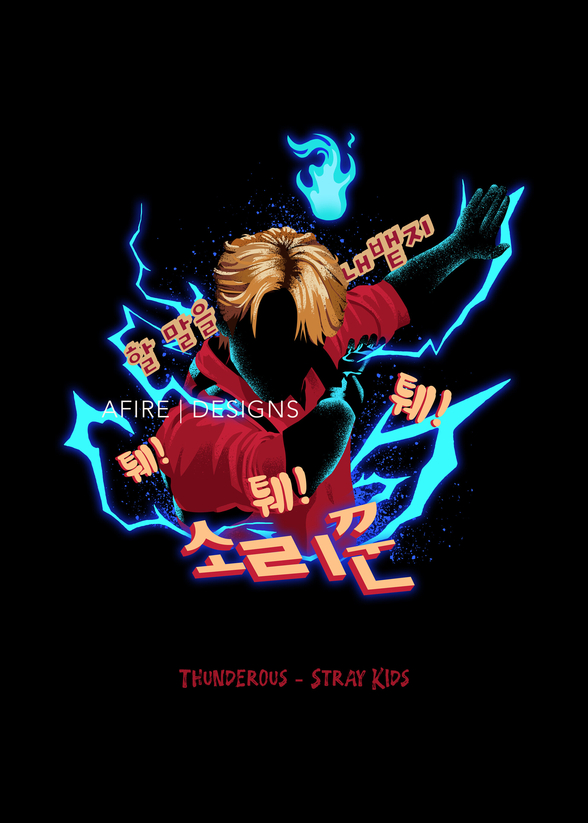 ArtStation - lee know in thunderous stray kids