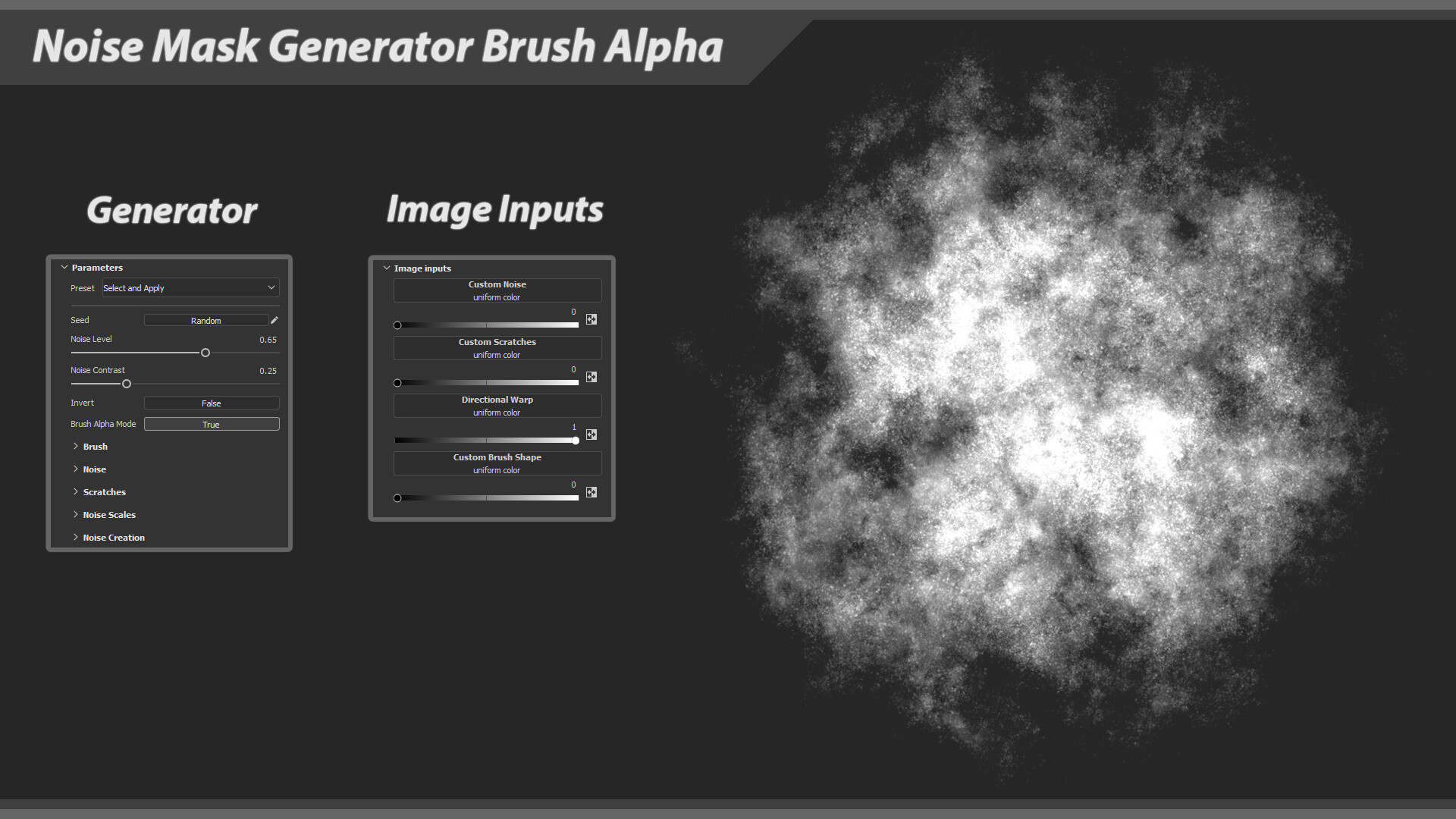Cameron McGillivray - Noise Mask Generator