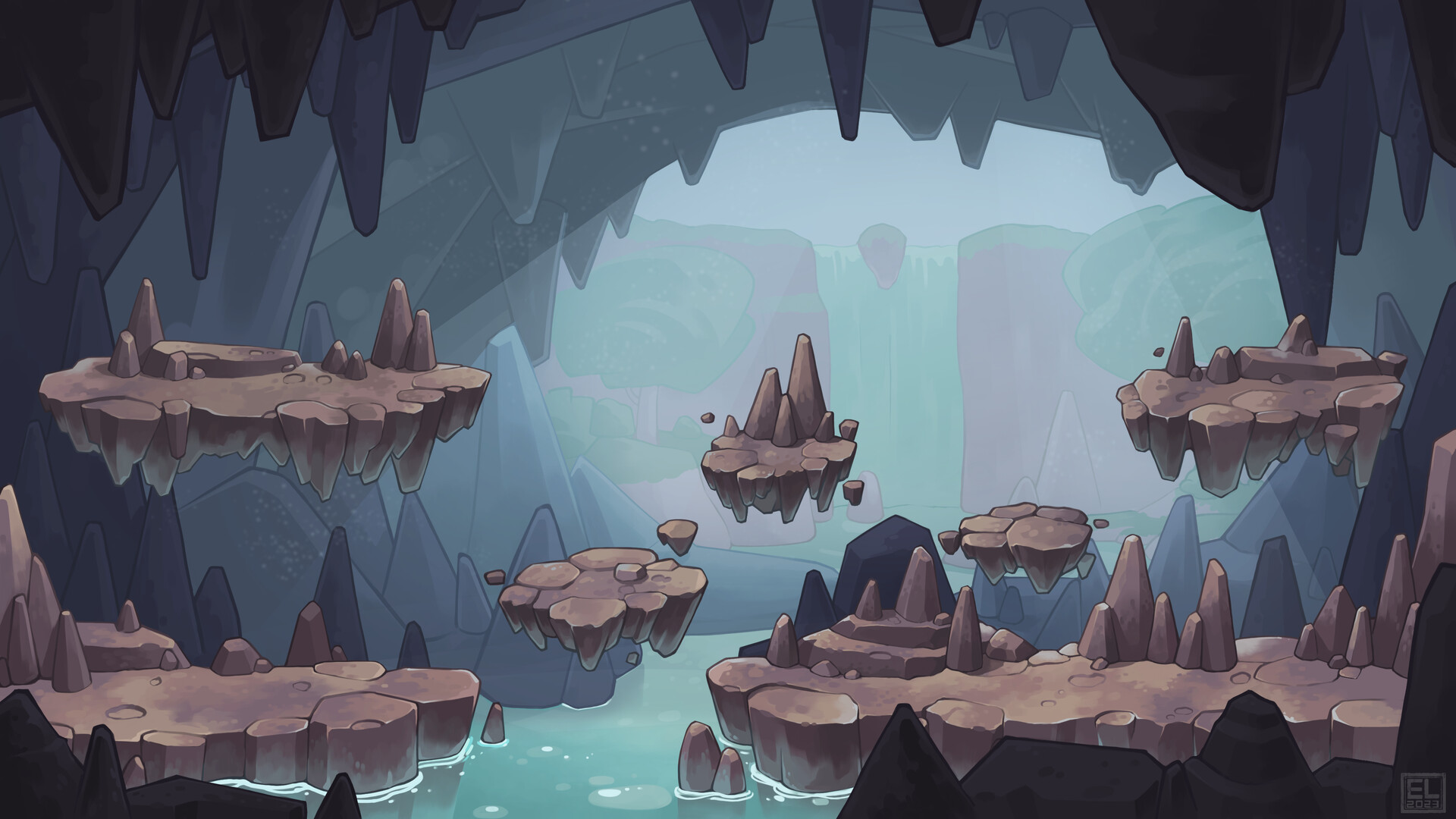 ArtStation - The challengers(2023) BG artwork