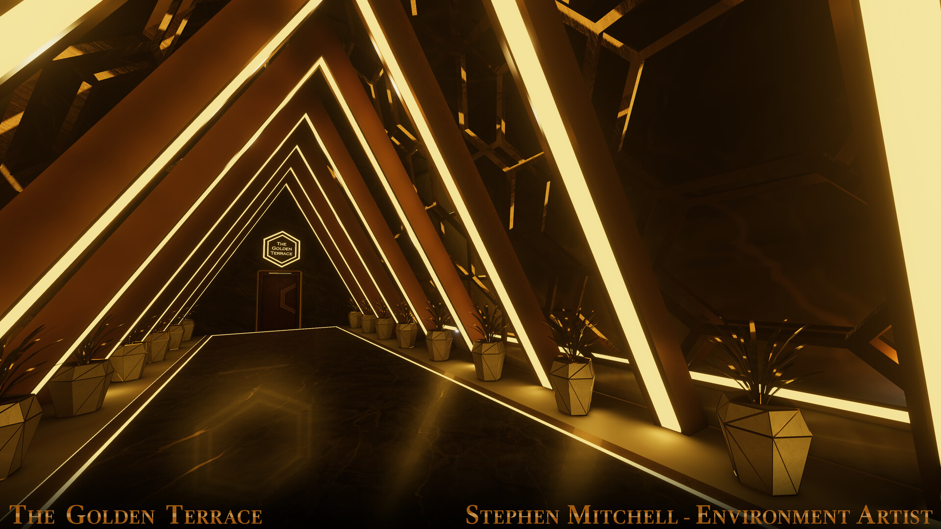 ArtStation - The Golden Terrace