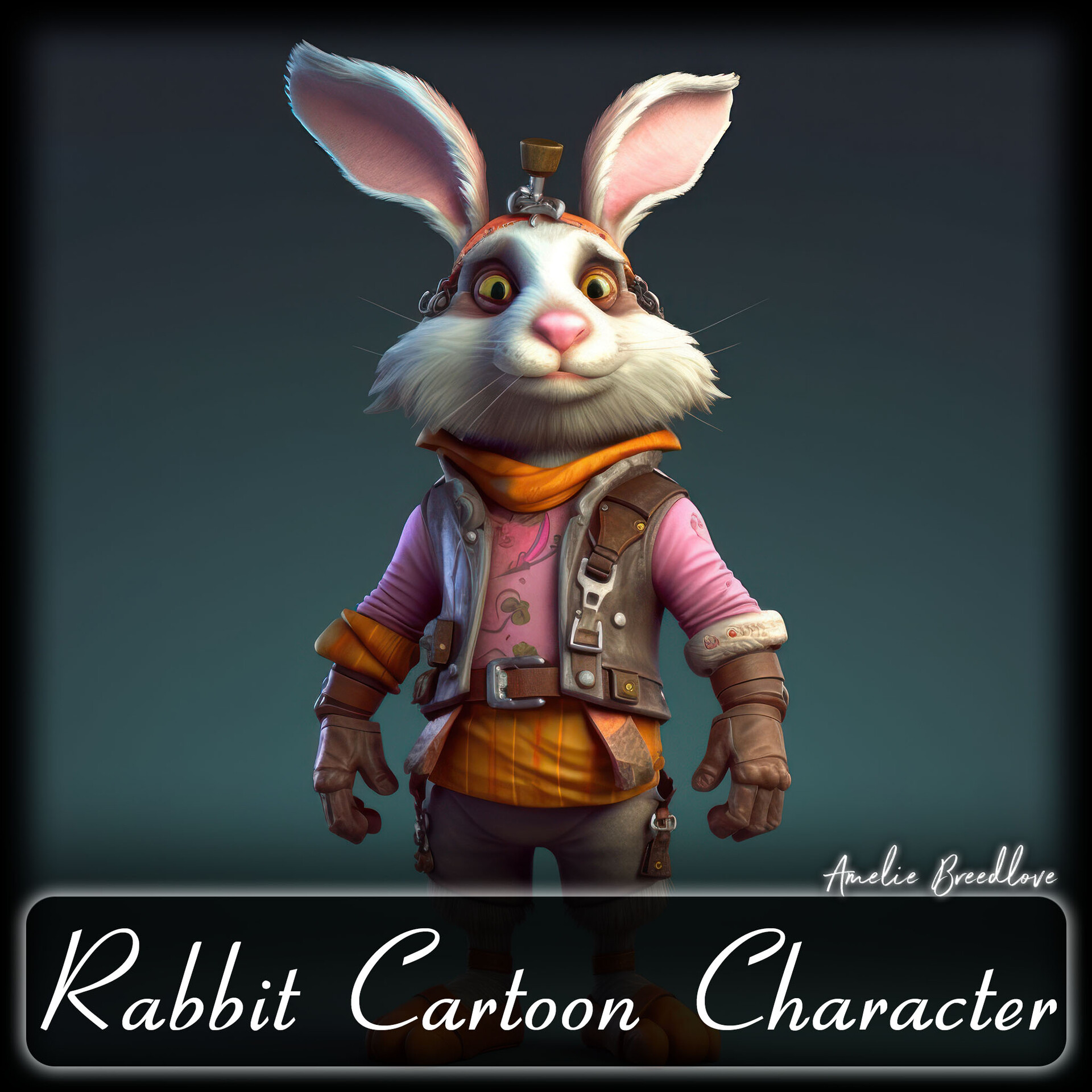 ArtStation - 200 Rabbit Cartoon Character (Full Body) Reference Pack ...