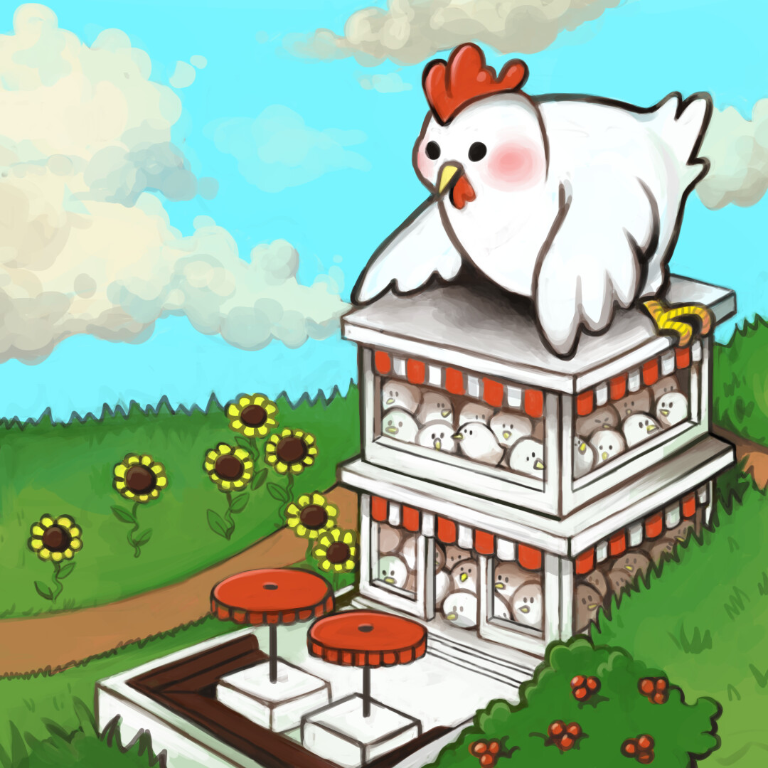 ArtStation - Berry Good Chicken Shop