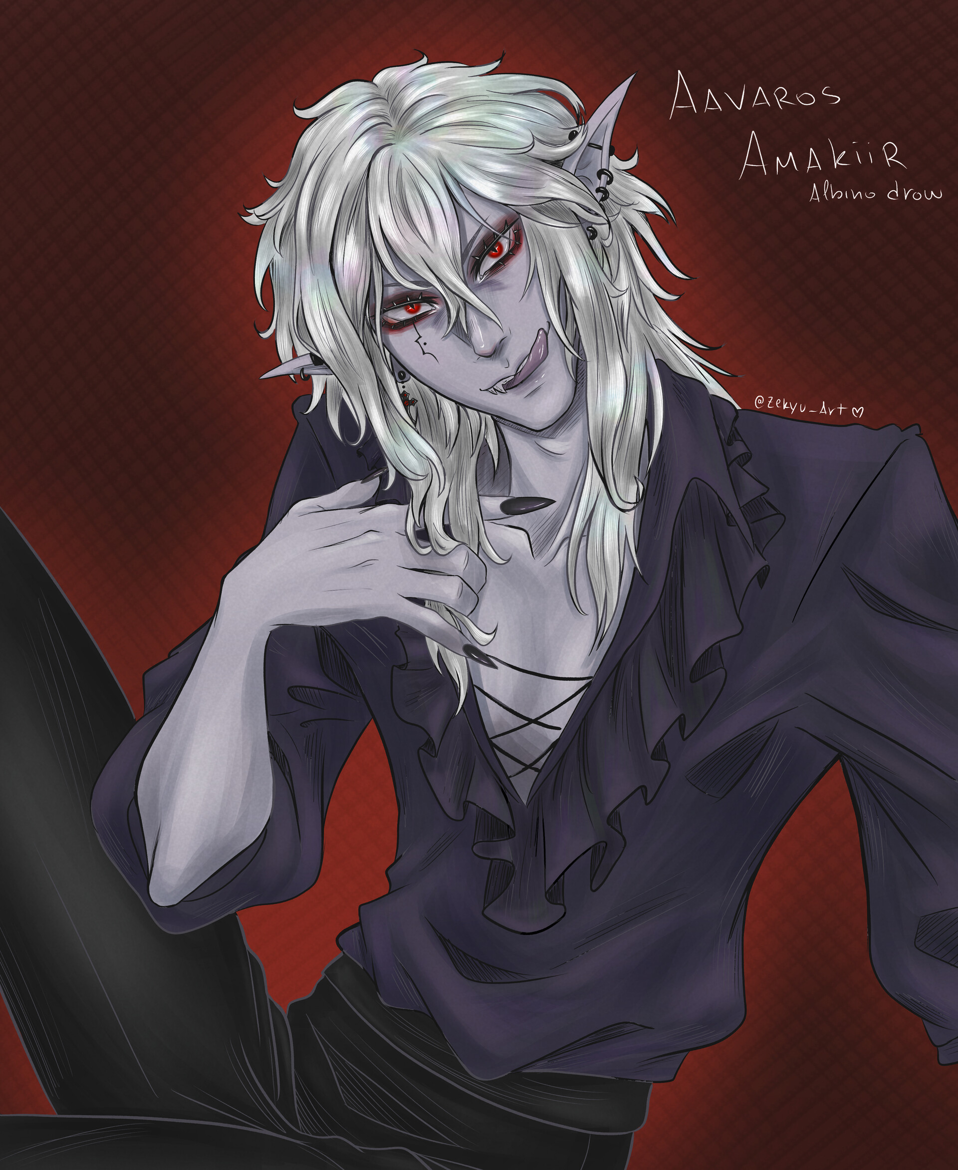 ArtStation - Aavaros Amakiir - dnd oc