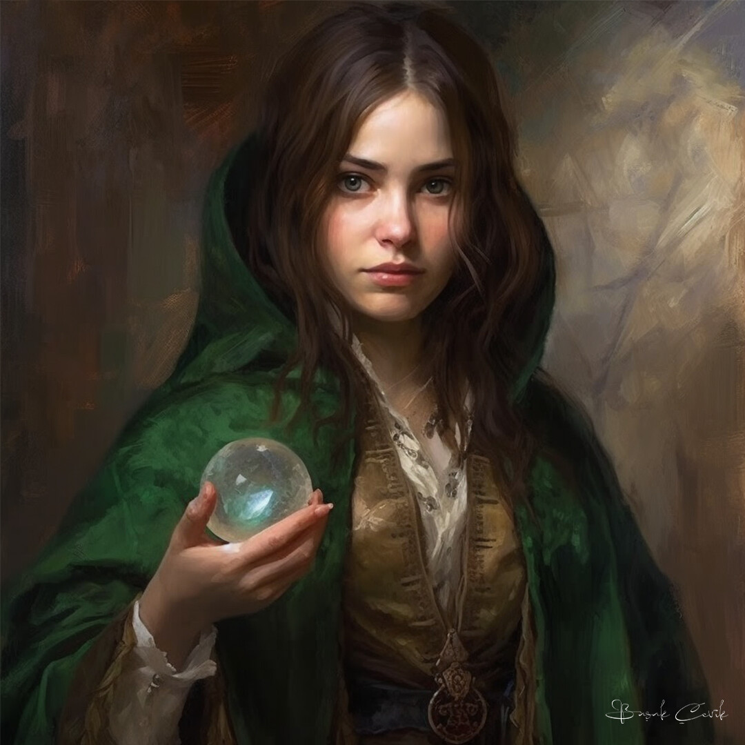 ArtStation - Character Design. 07. Female Fortuneteller
