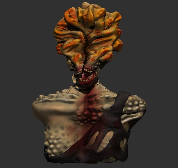 ArtStation - Clicker zombie 3d model