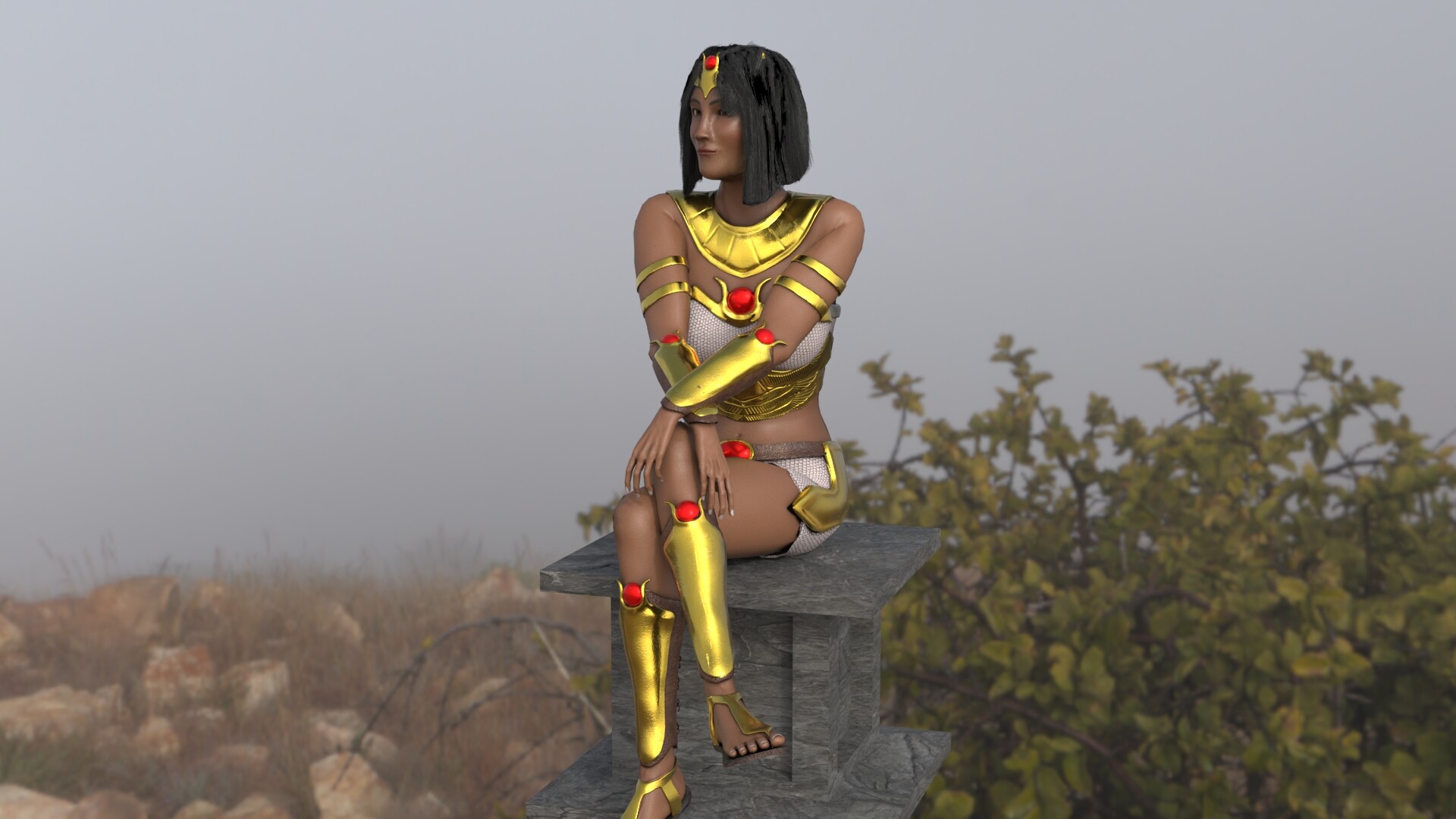 ArtStation - Rahza - My first 3D character