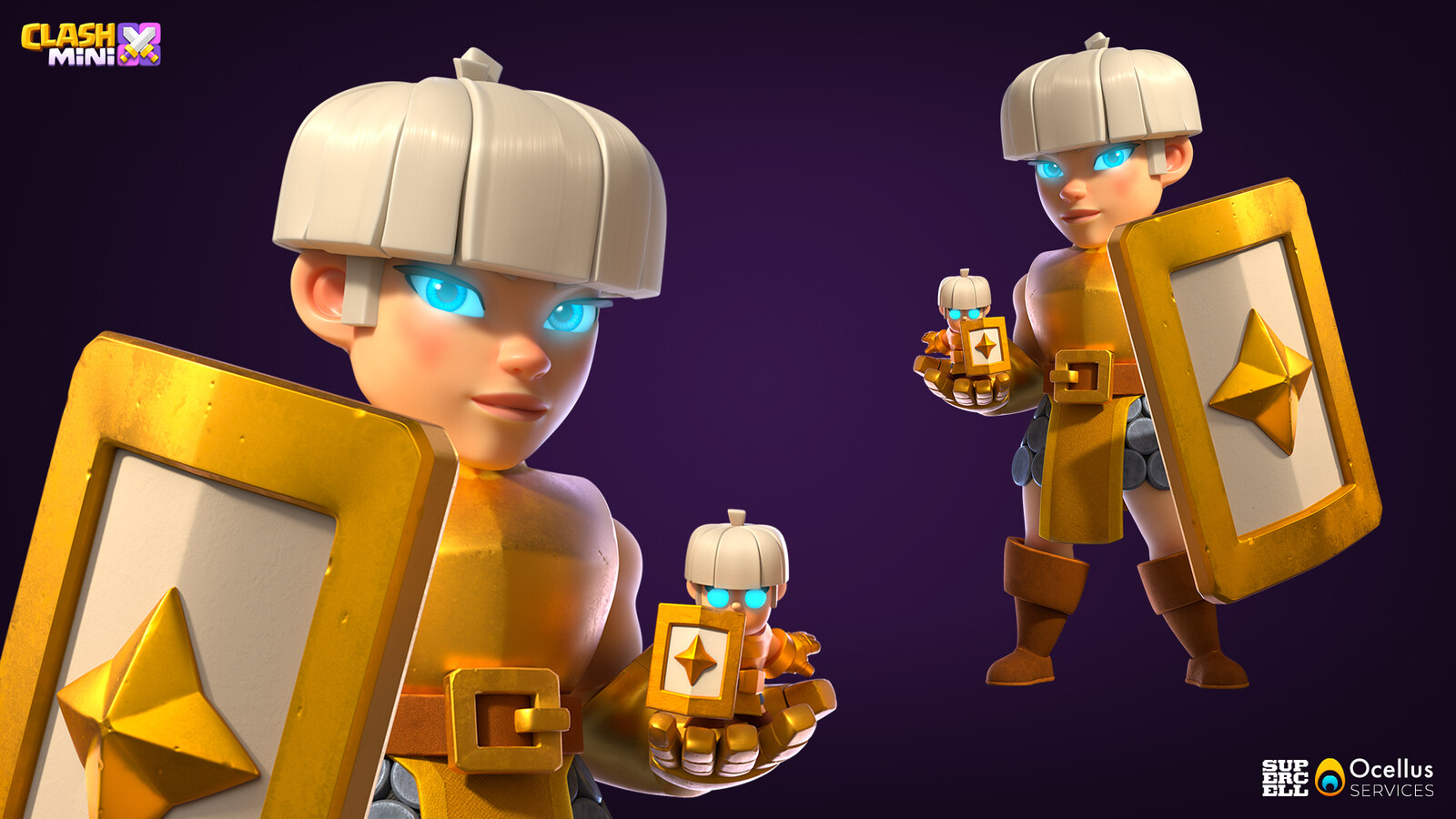 Ocellus - SERVICES - Clash Mini - Shield Maiden