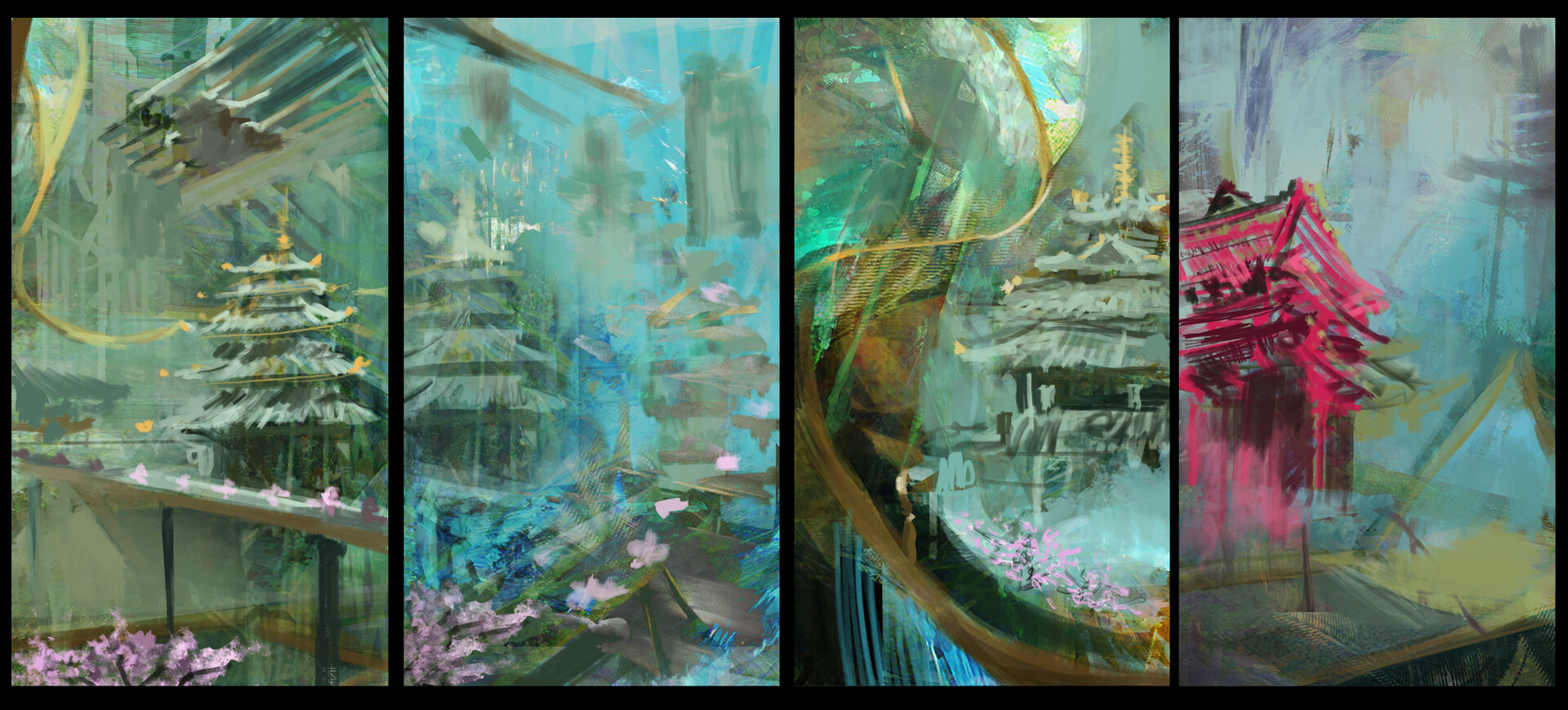 ArtStation - Artstation Challenge: Neo Tokyo - Environment - Thumbnails