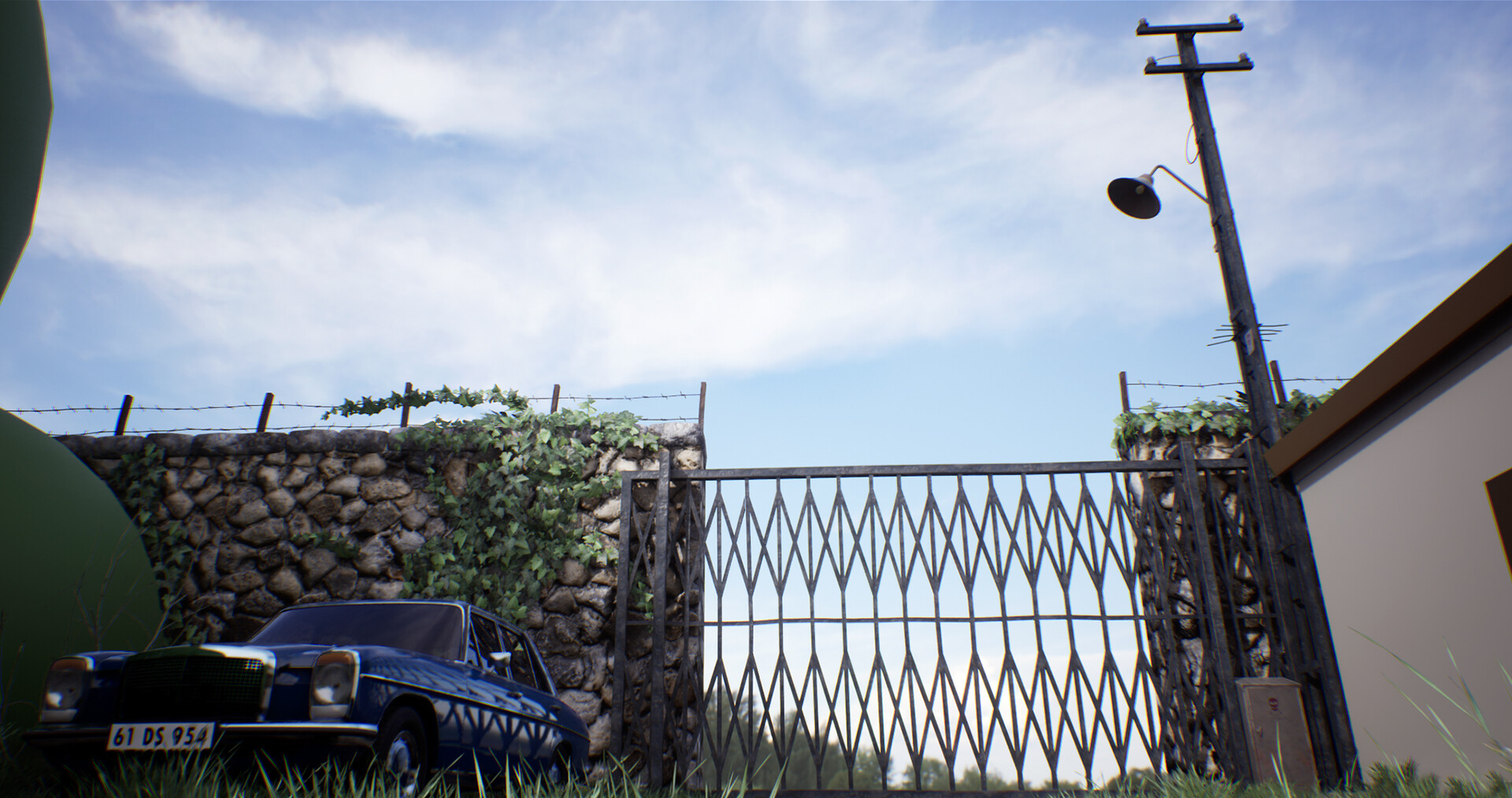 ArtStation - Electric Gate and Electric Pole