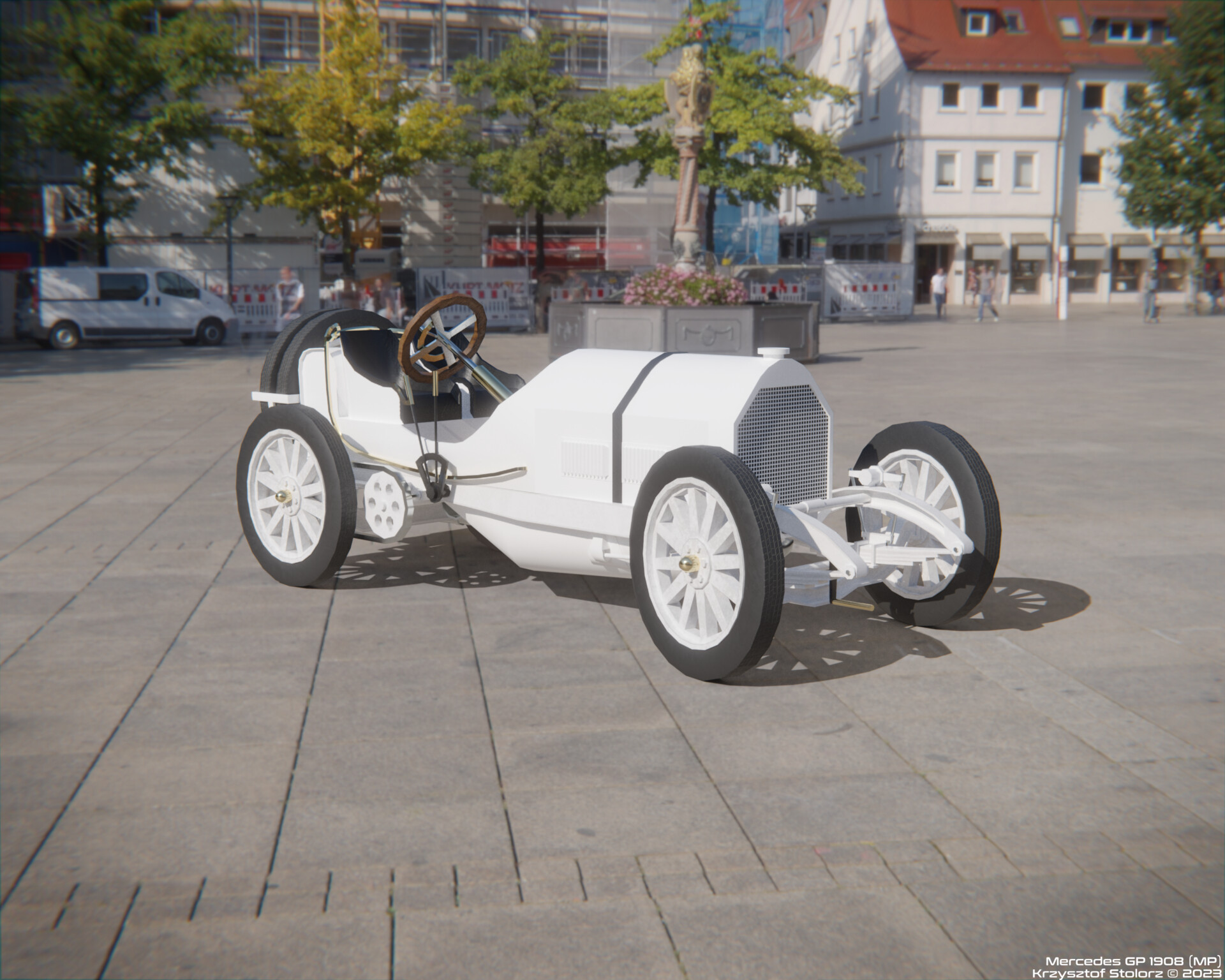 ArtStation - 1908 Mercedes GP 1908 (MP)