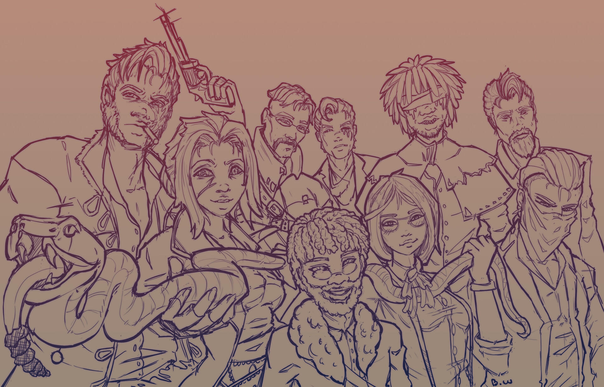 ArtStation - Ouroboros Gang