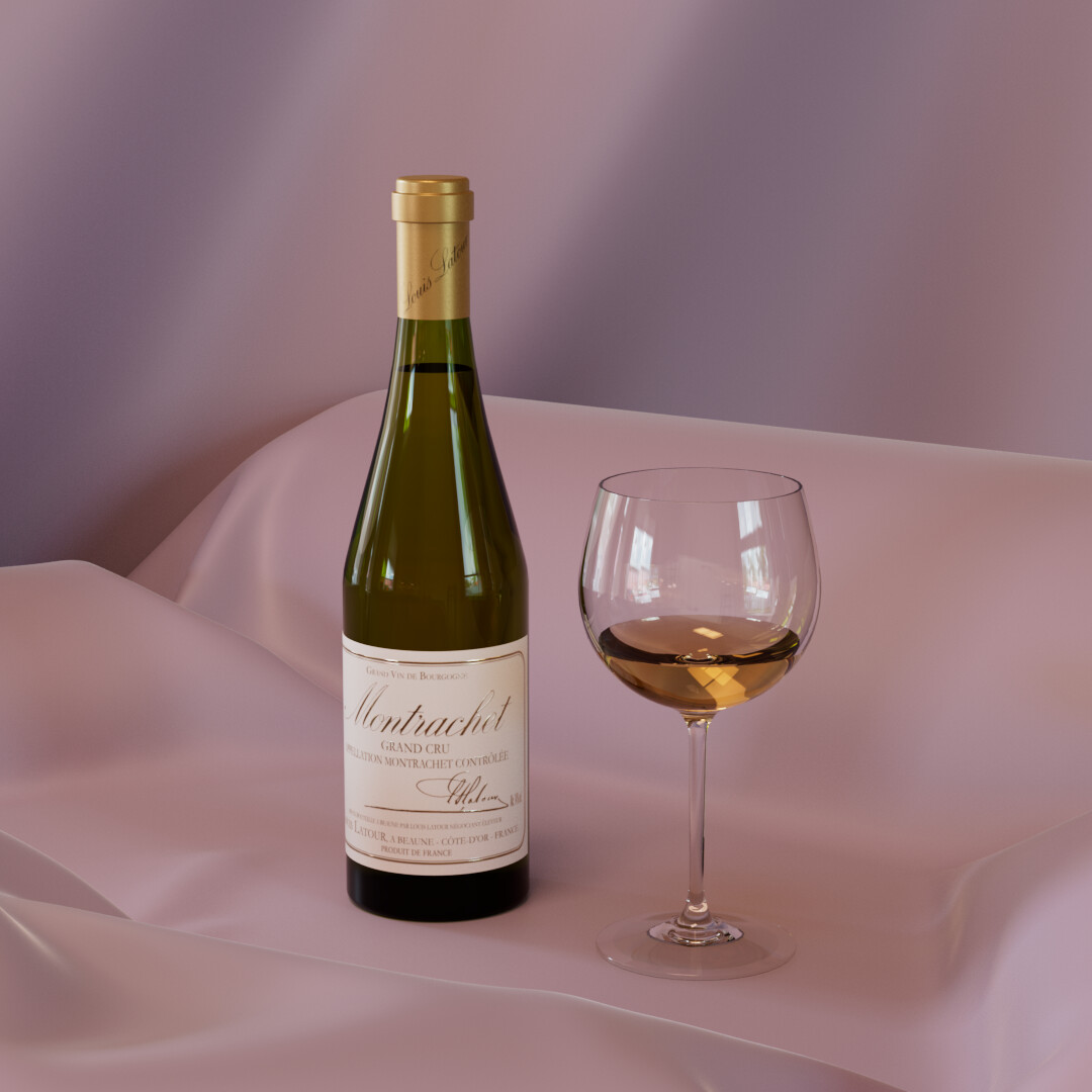 ArtStation - Wine bottle