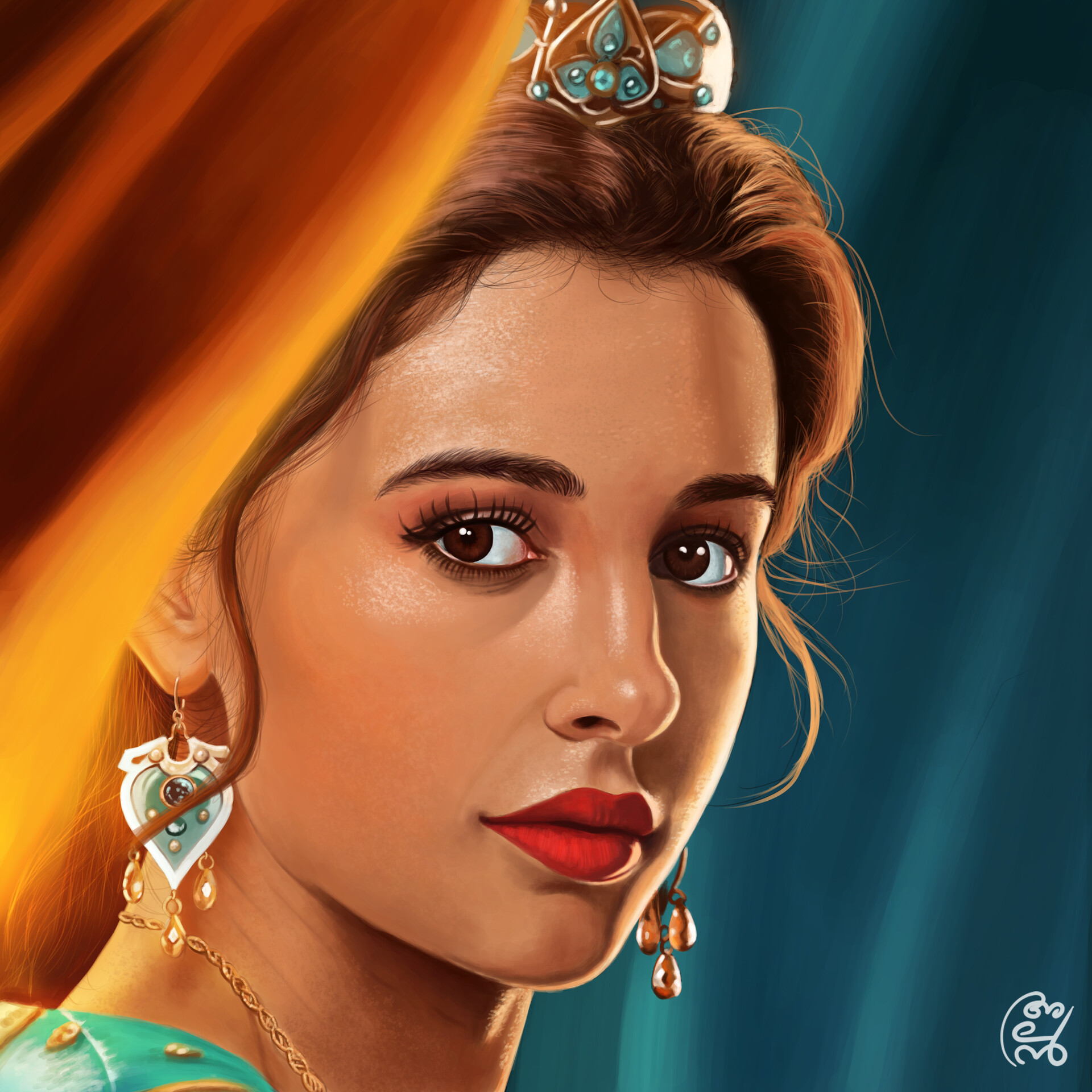 ArtStation - Jasmine Portrait Artwork