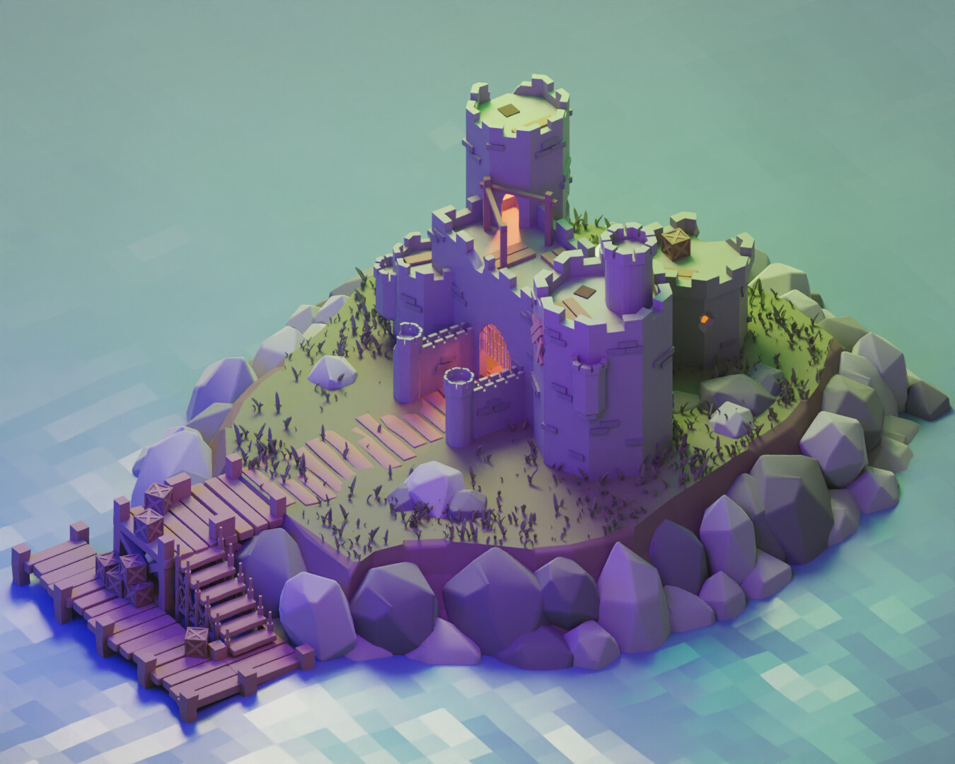 ArtStation - Fantasy Castle