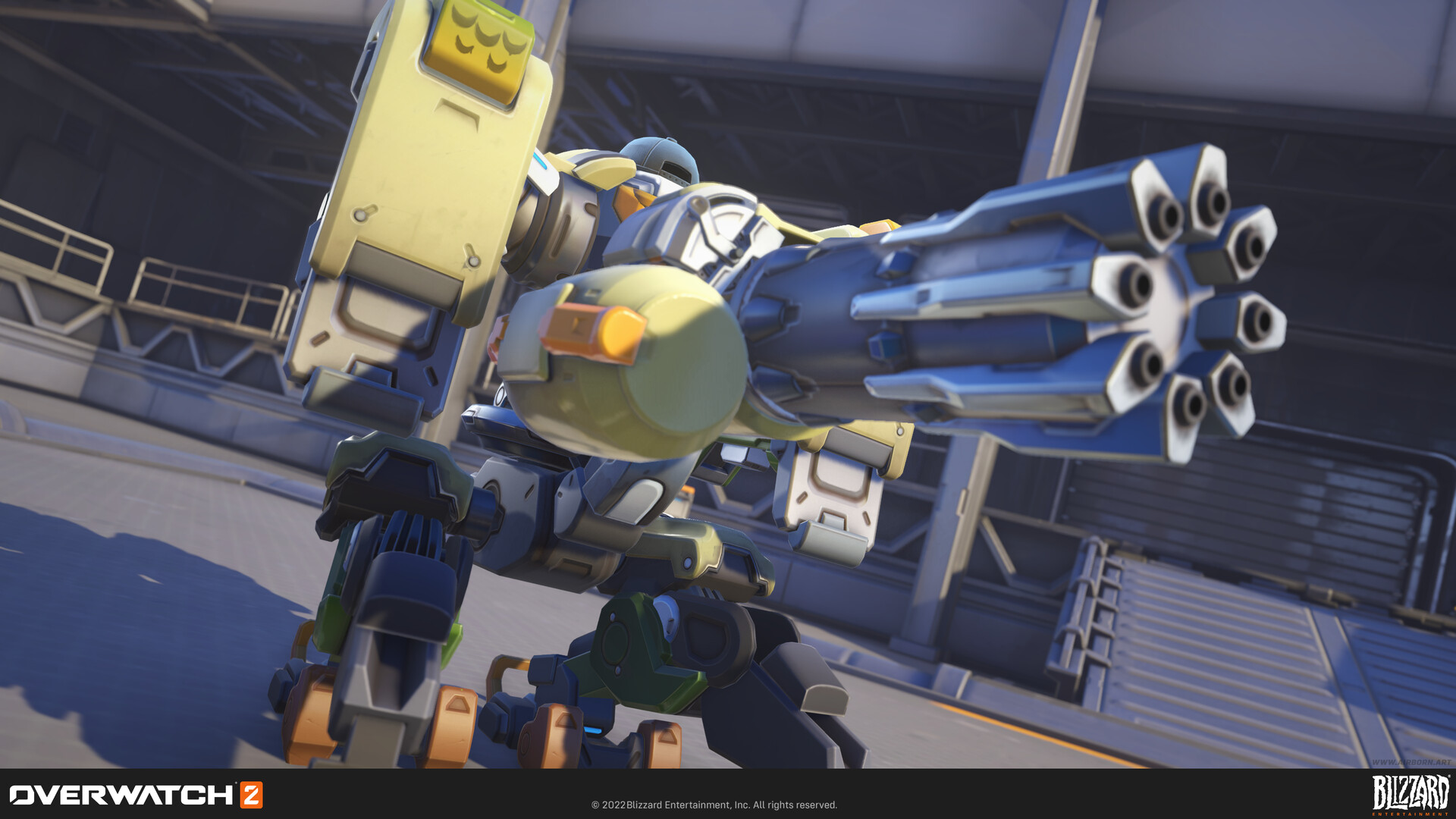 Airborn Studios - Overwatch 2 - Bastion