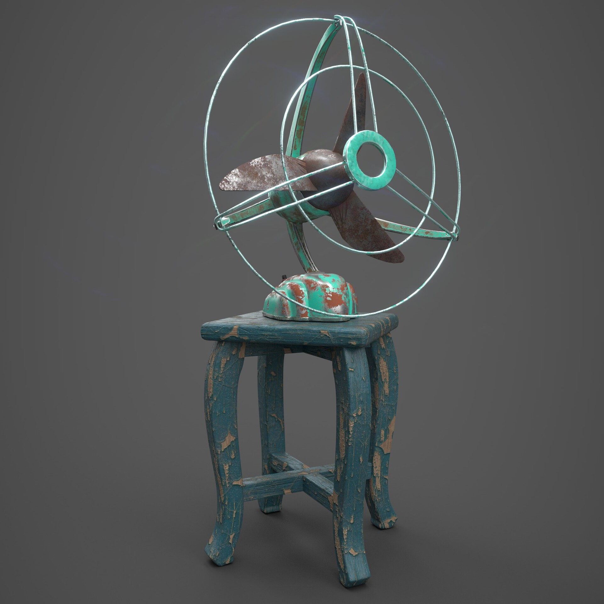 ArtStation - Old fan with old memories