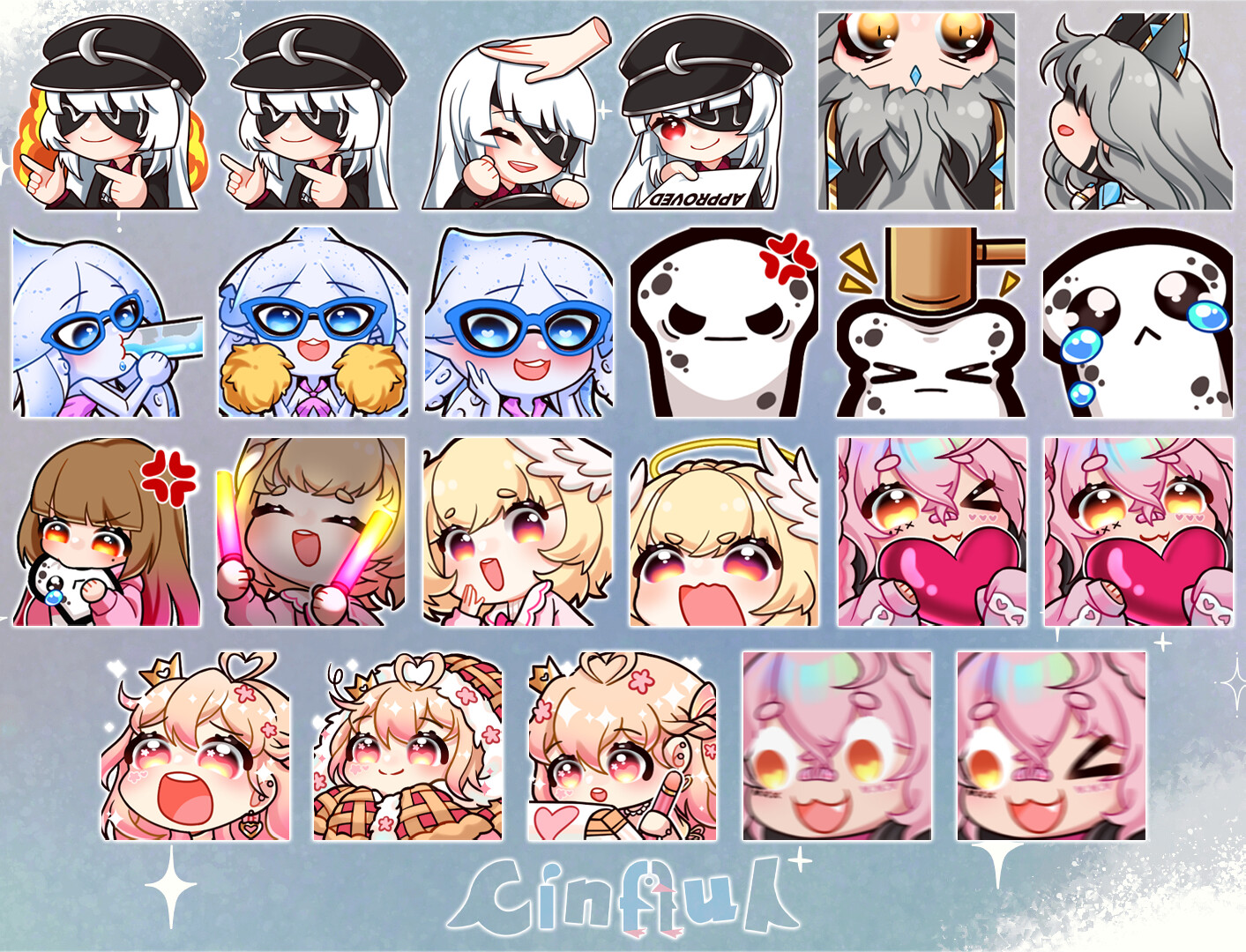 ArtStation - Emotes Commissions 2021