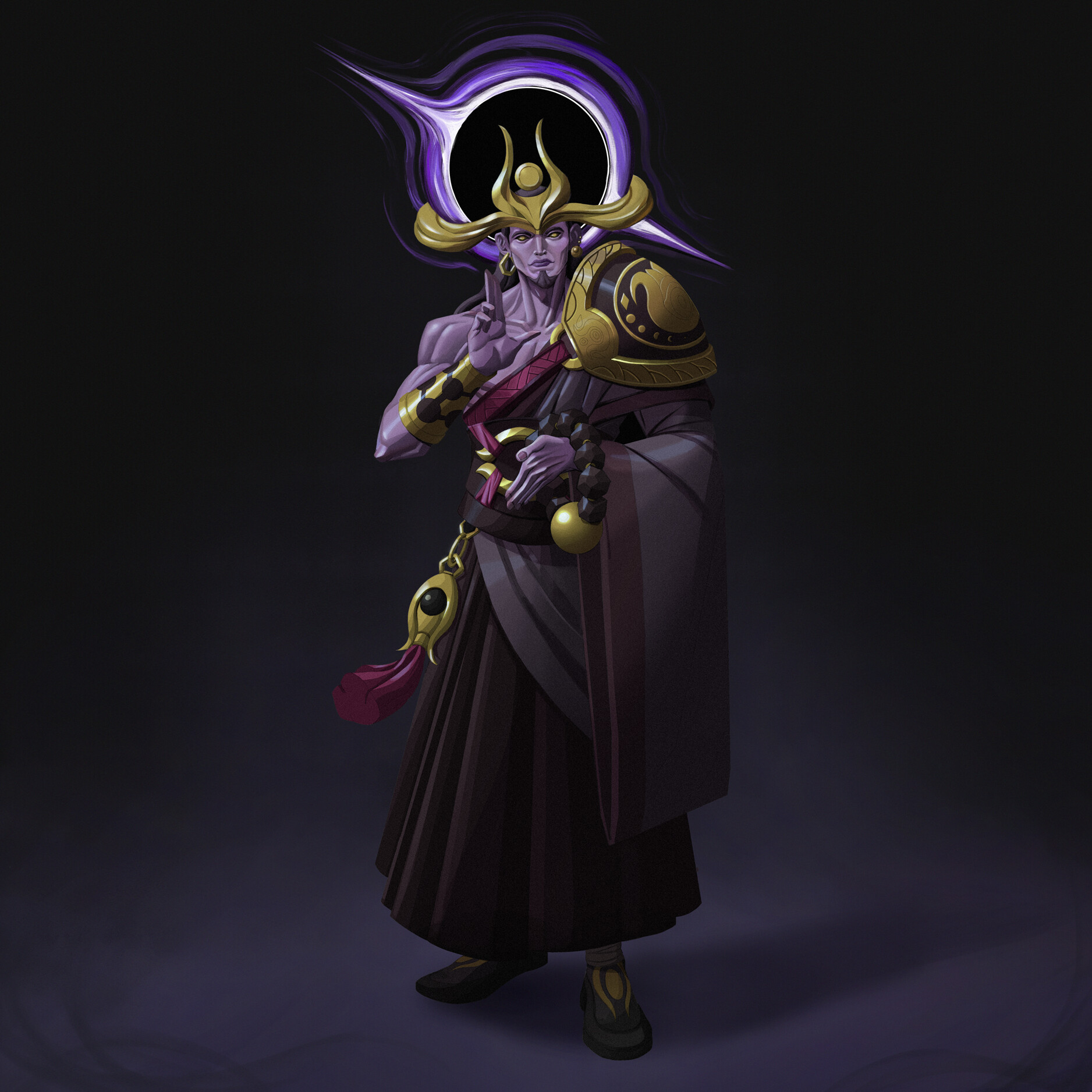 ArtStation - magic monk