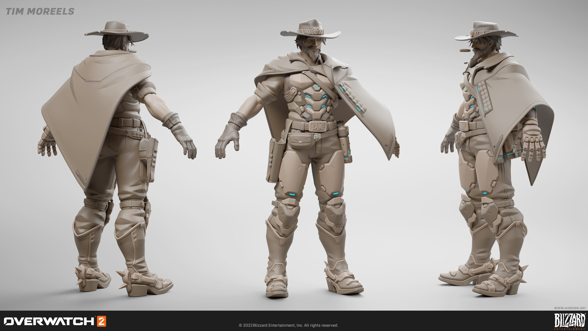 Airborn Studios - Overwatch 2 - Cole Cassidy