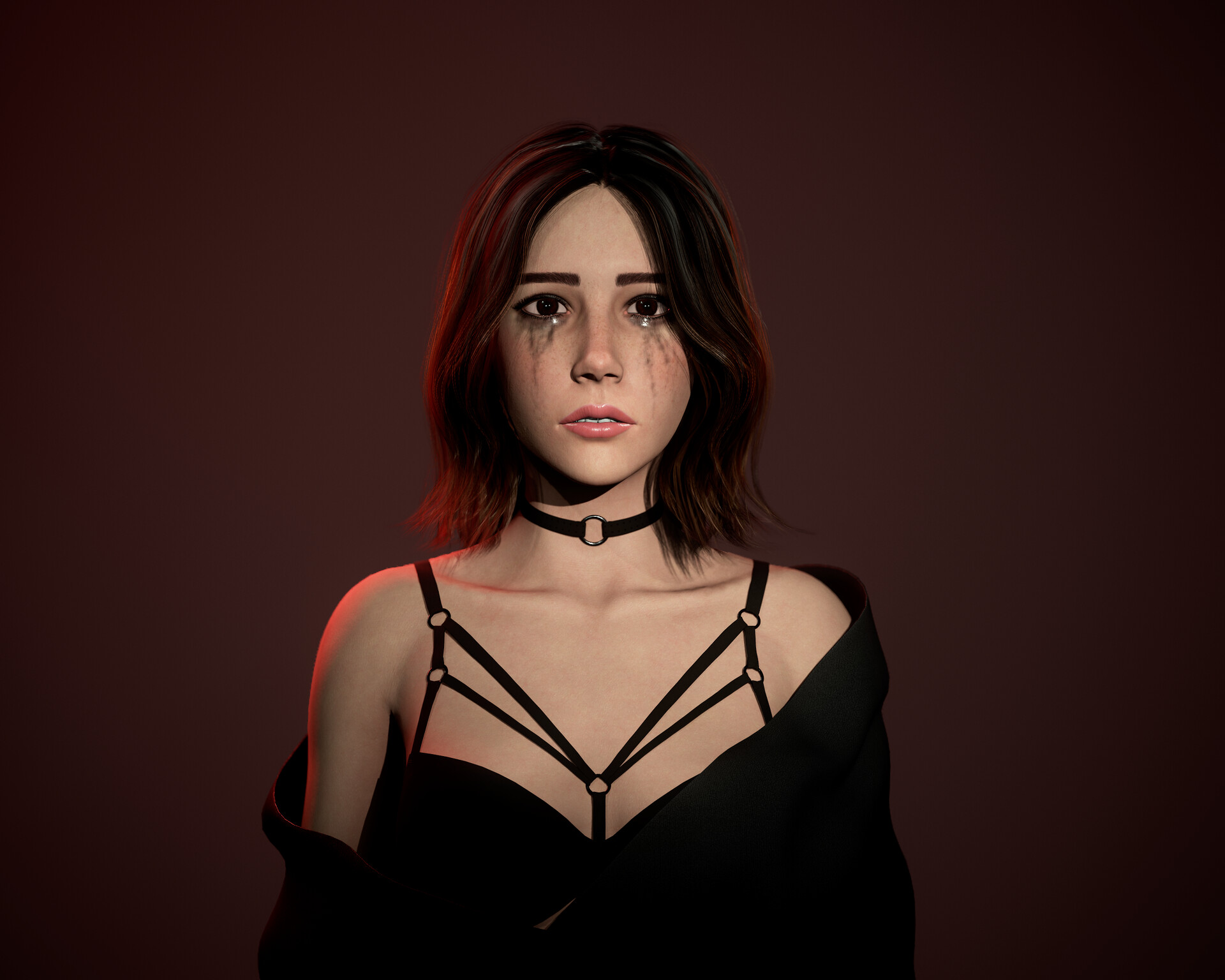 ArtStation - Crying girl