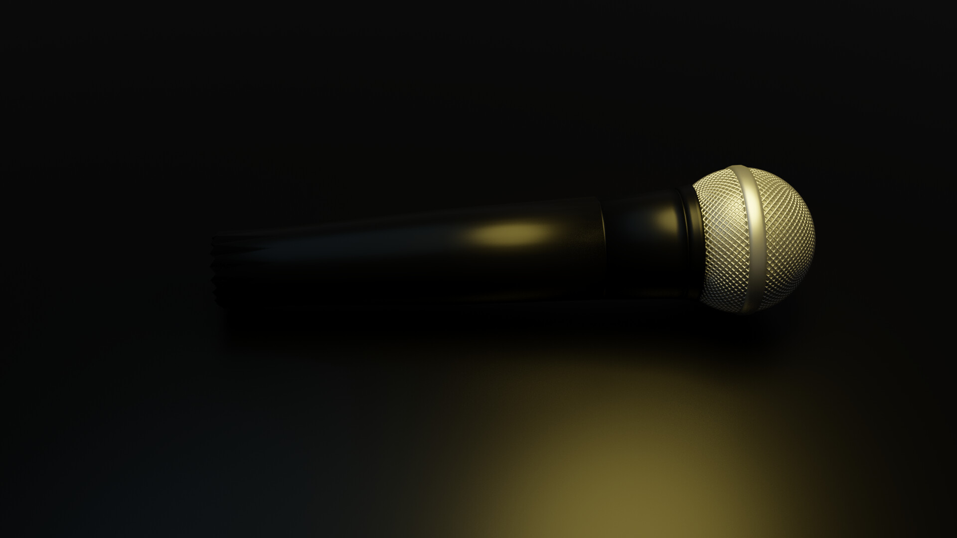 ArtStation - wireless mic 3d model