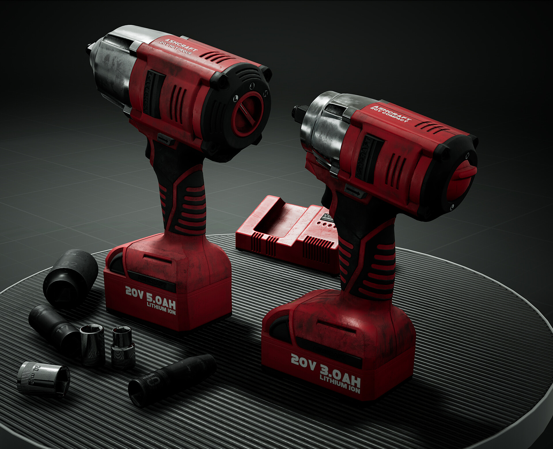 ArtStation - Cordless Impact guns for Wrench