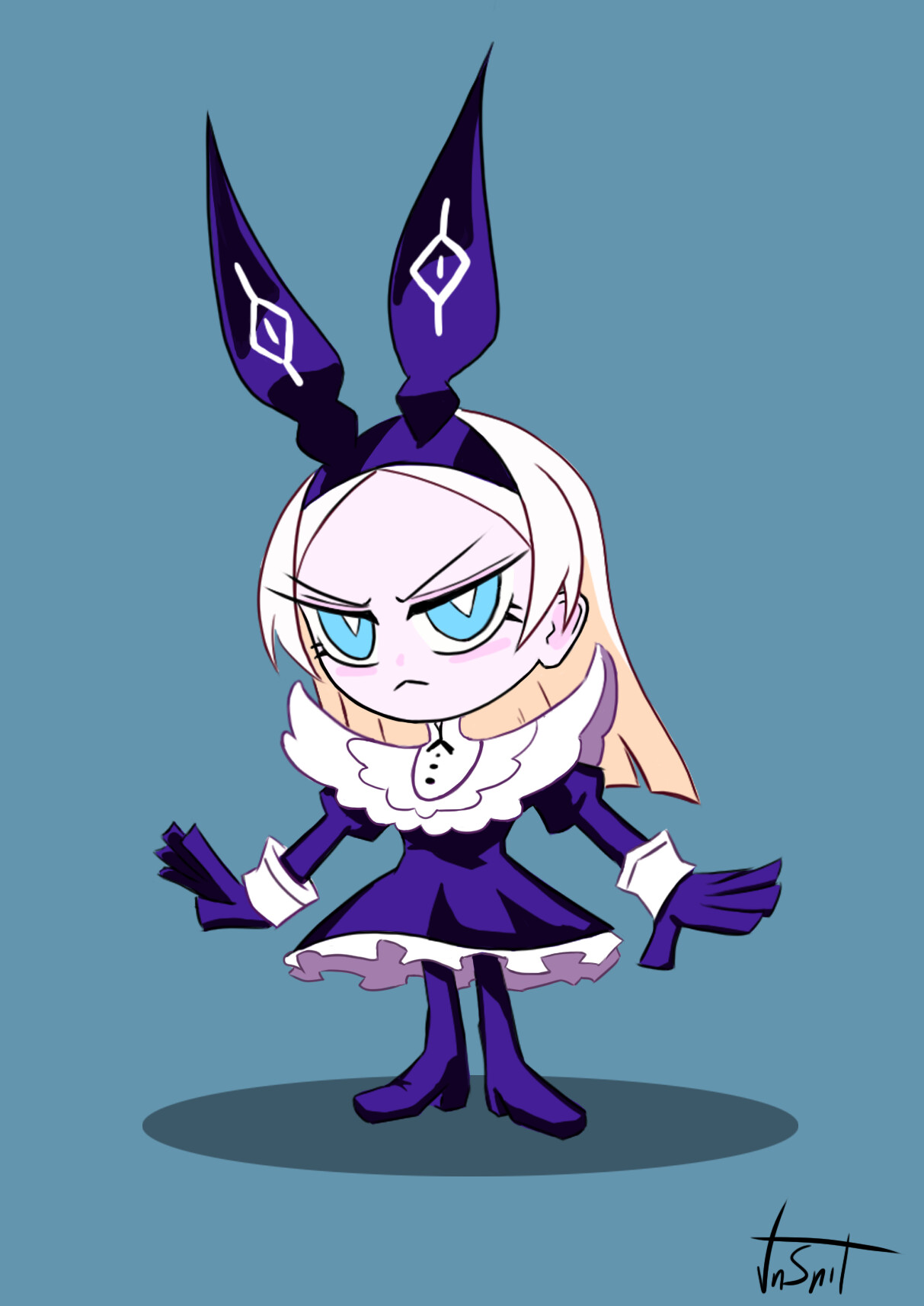 ArtStation - Chibi Alyssa - OC from Deadslug