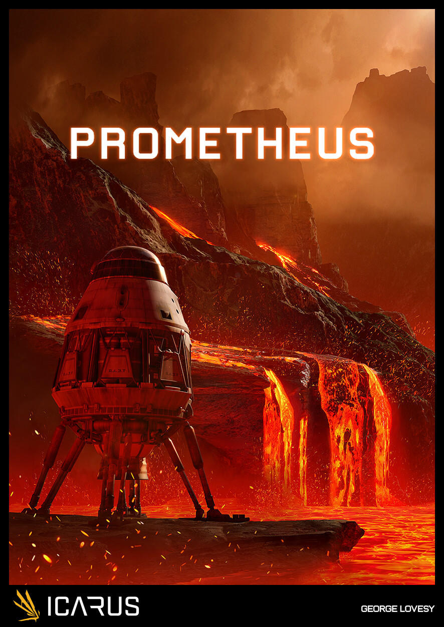 ArtStation - Icarus - Prometheus Select Screen