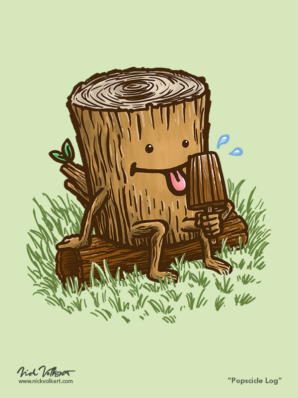 ArtStation - Popsicle Log
