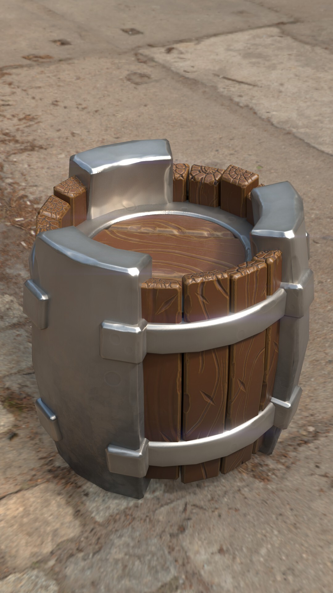 ArtStation - Stylized Barrel