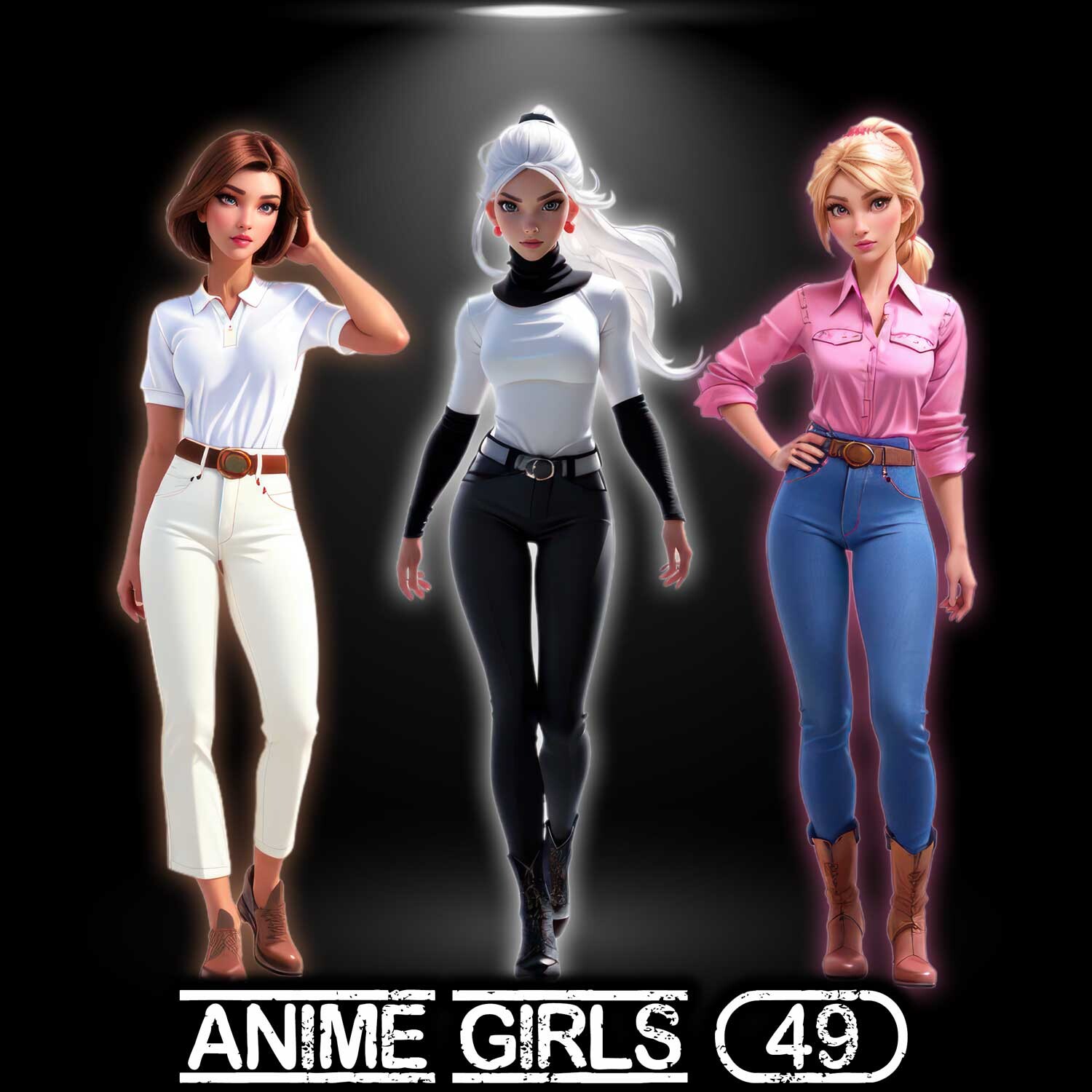 ArtStation - 260+ Anime Girls Images Reference Pack - 4K Resolution - V.49