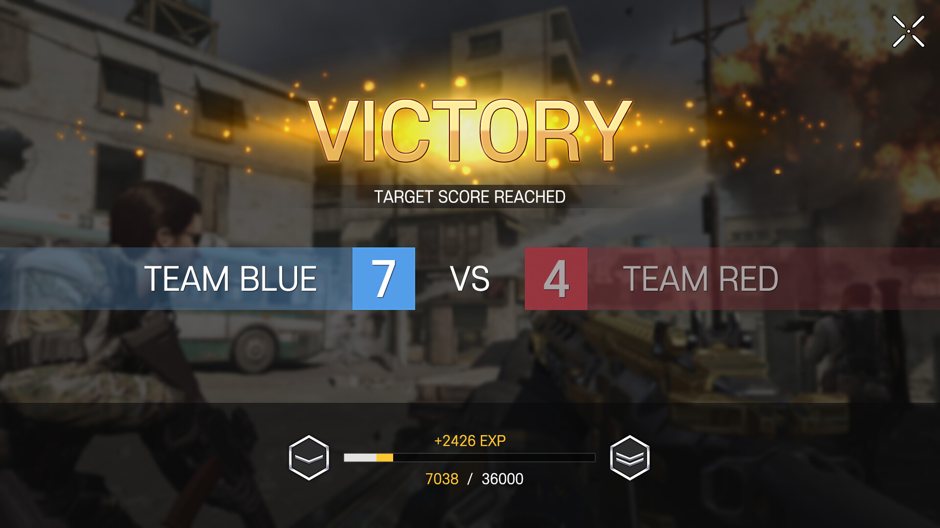 ArtStation - Mobile FPS Game Victory scene