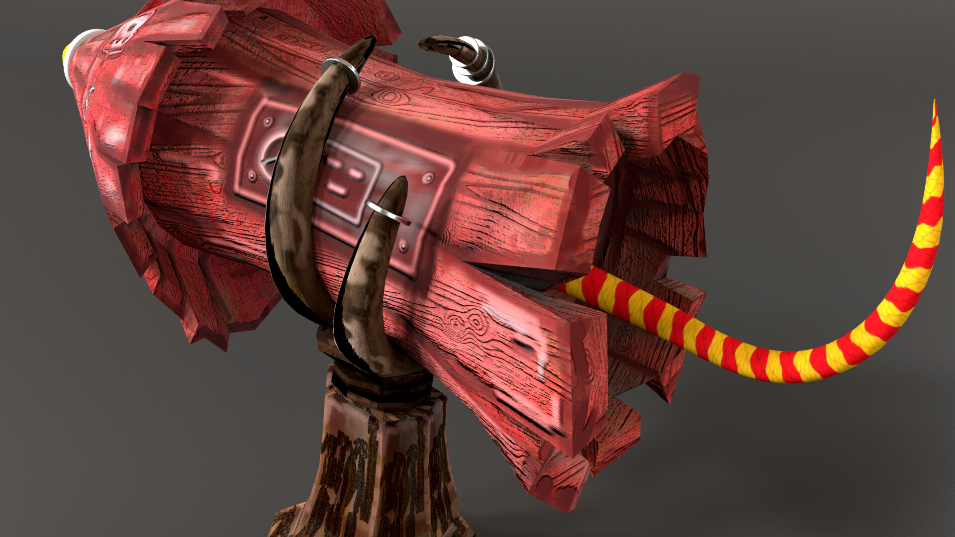 Tejas Sugandhi - Wooden Rocket - Gaming Asset