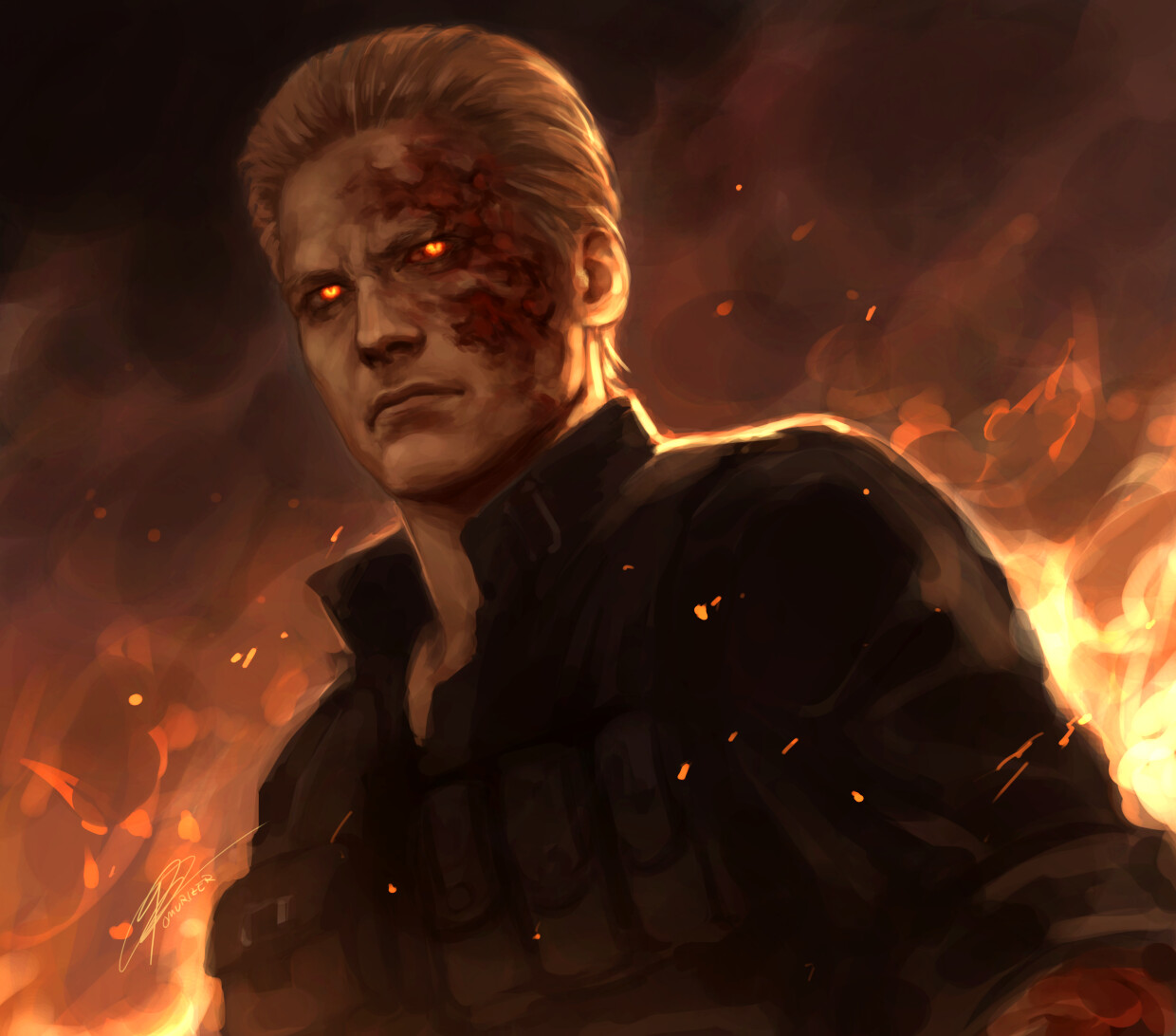 Senator Armstrong (Metal Gear Rising) vs. Albert Wesker (Resident Evil ...
