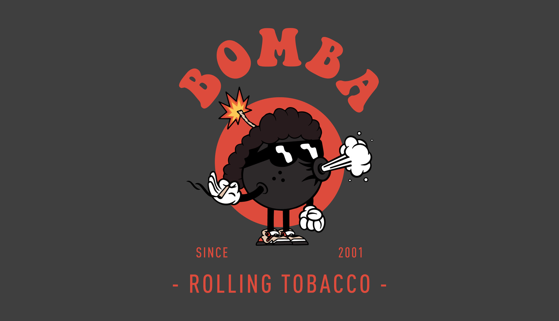 ArtStation - BOMBA TOBACCO - Logo, Mascot and Pouch Packaging