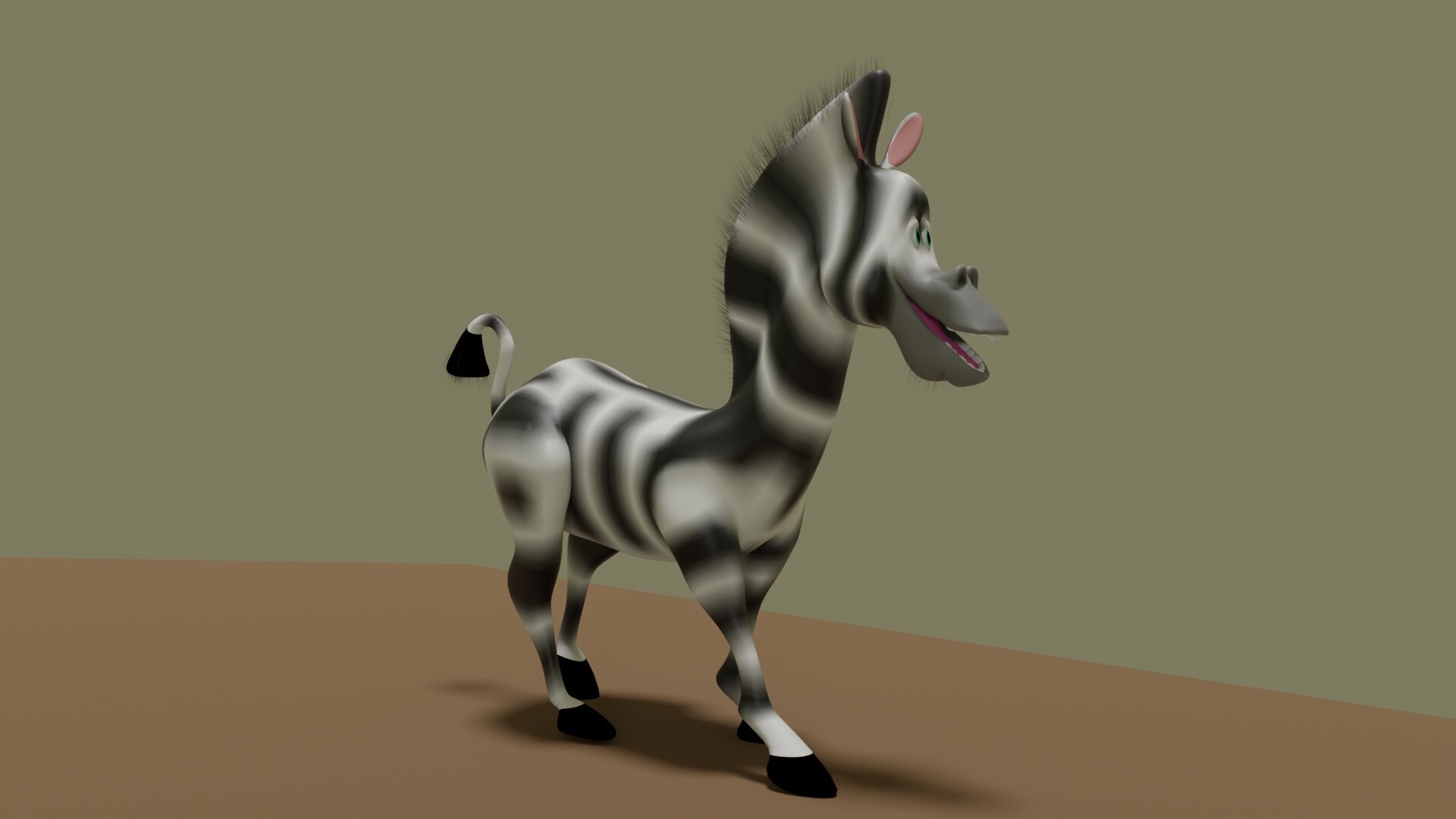 ArtStation - Marty the zebra from the movie Madagascar