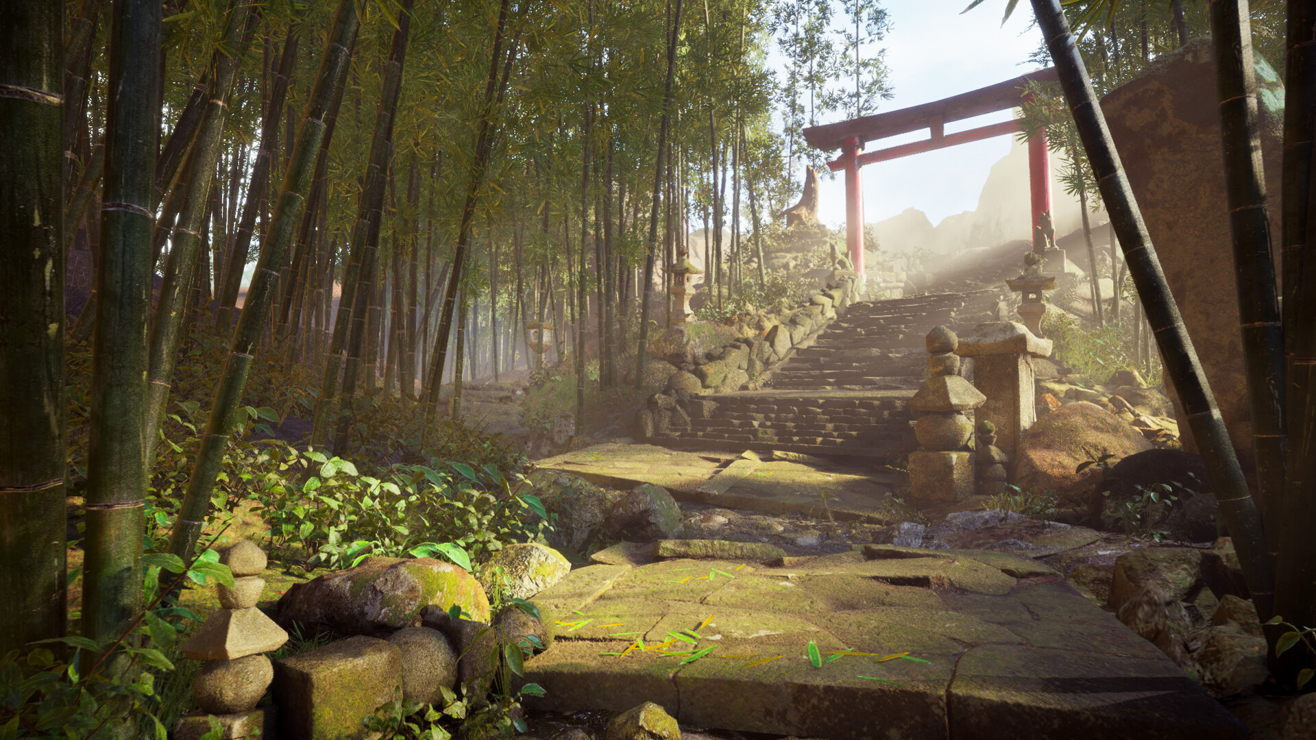 ArtStation - Japanese Bamboo Forest