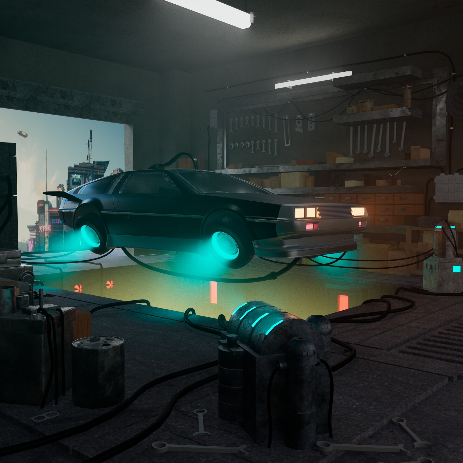 ArtStation - Sci Fi Garage
