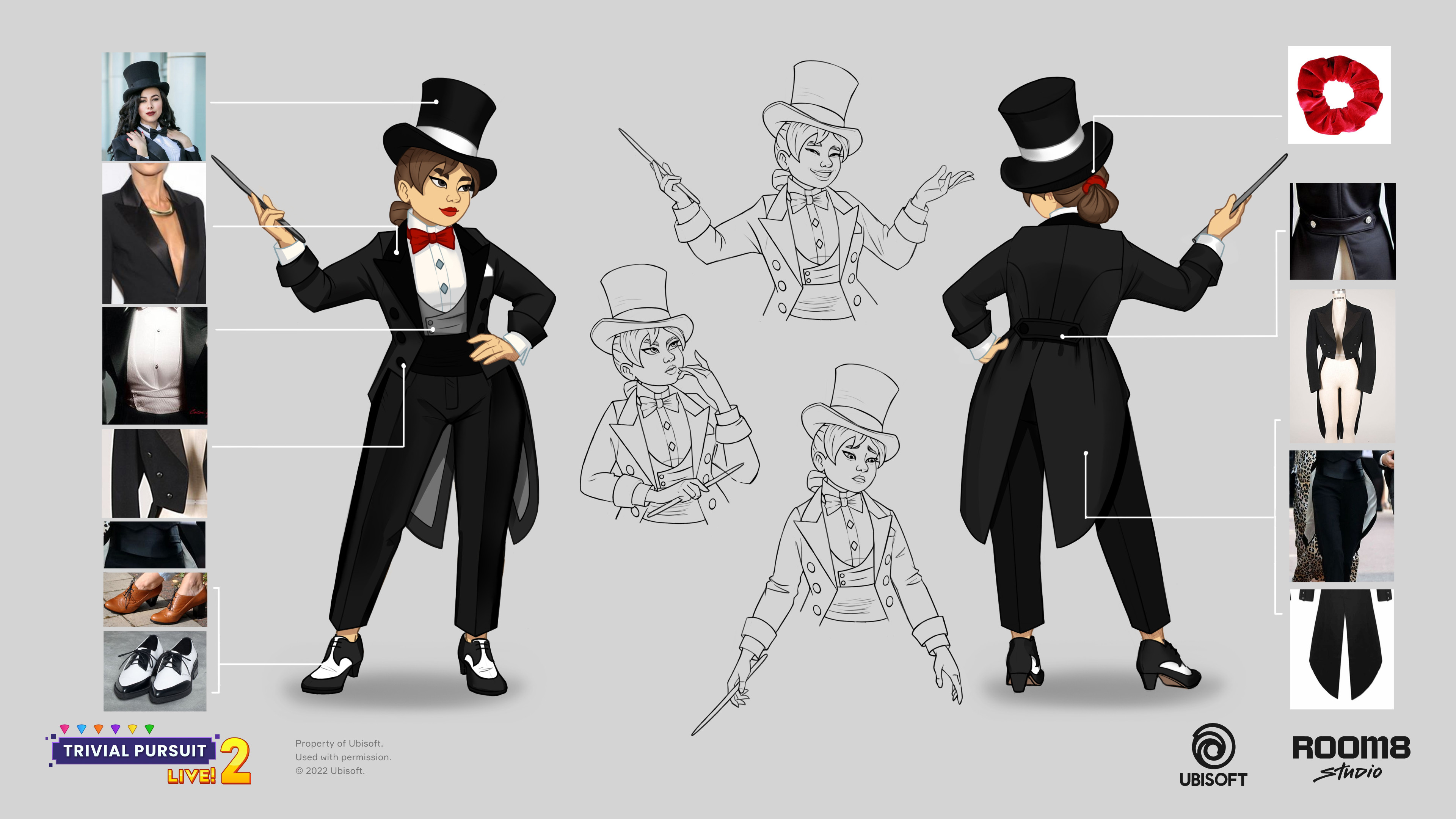 Room 8 Studio - Portfolio - Mei Wu (Trivial Pursuit Live! 2)