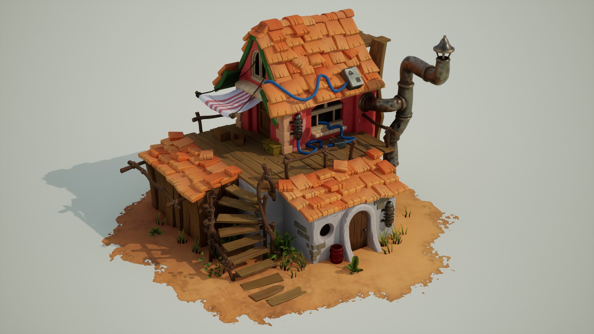 ArtStation - Stylised House